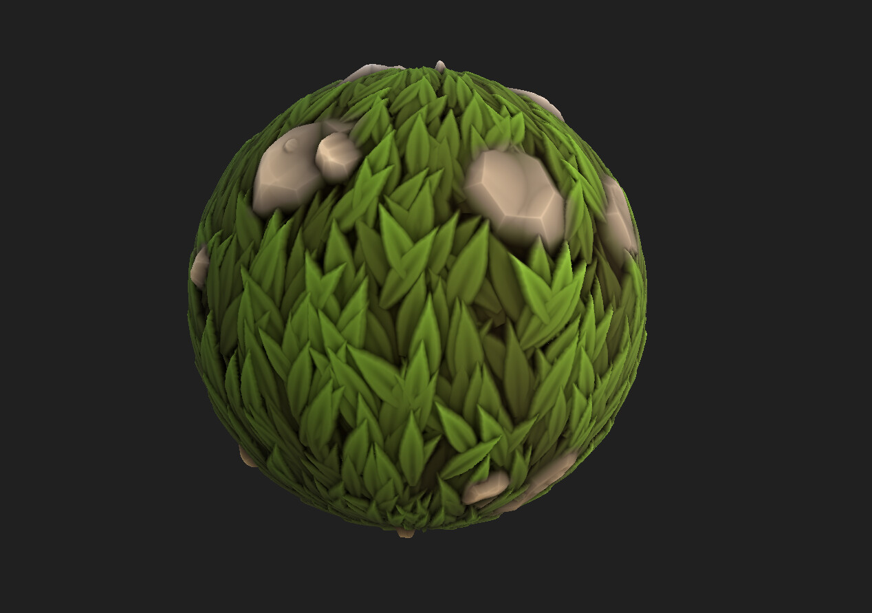 ArtStation - Stylized Grass University Year 3