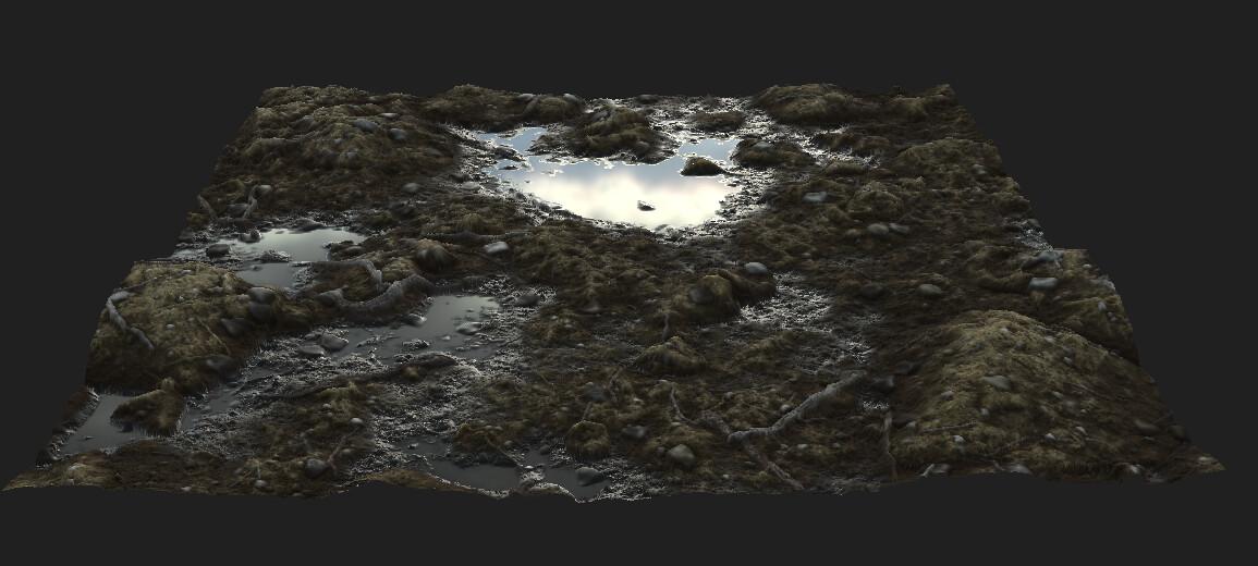 ArtStation - Realistic Mud Texture University Year 3