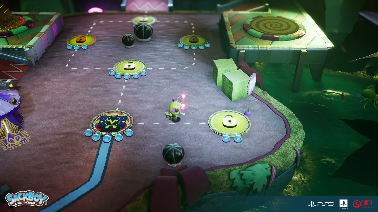 Alejandro Kühne - The Center of Craftworld - World Map - Sackboy: A Big ...