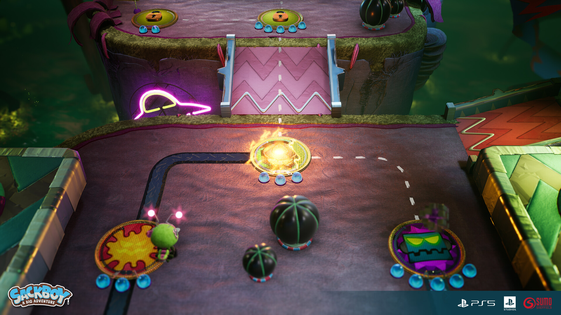 Alejandro Kühne - The Center of Craftworld - World Map - Sackboy: A Big ...