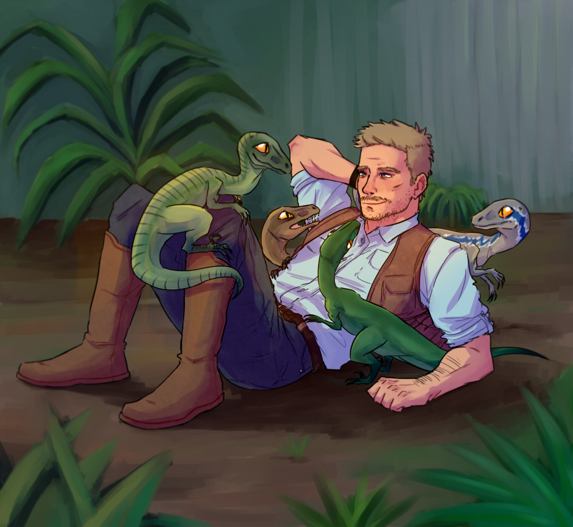 ArtStation - Raptor squad