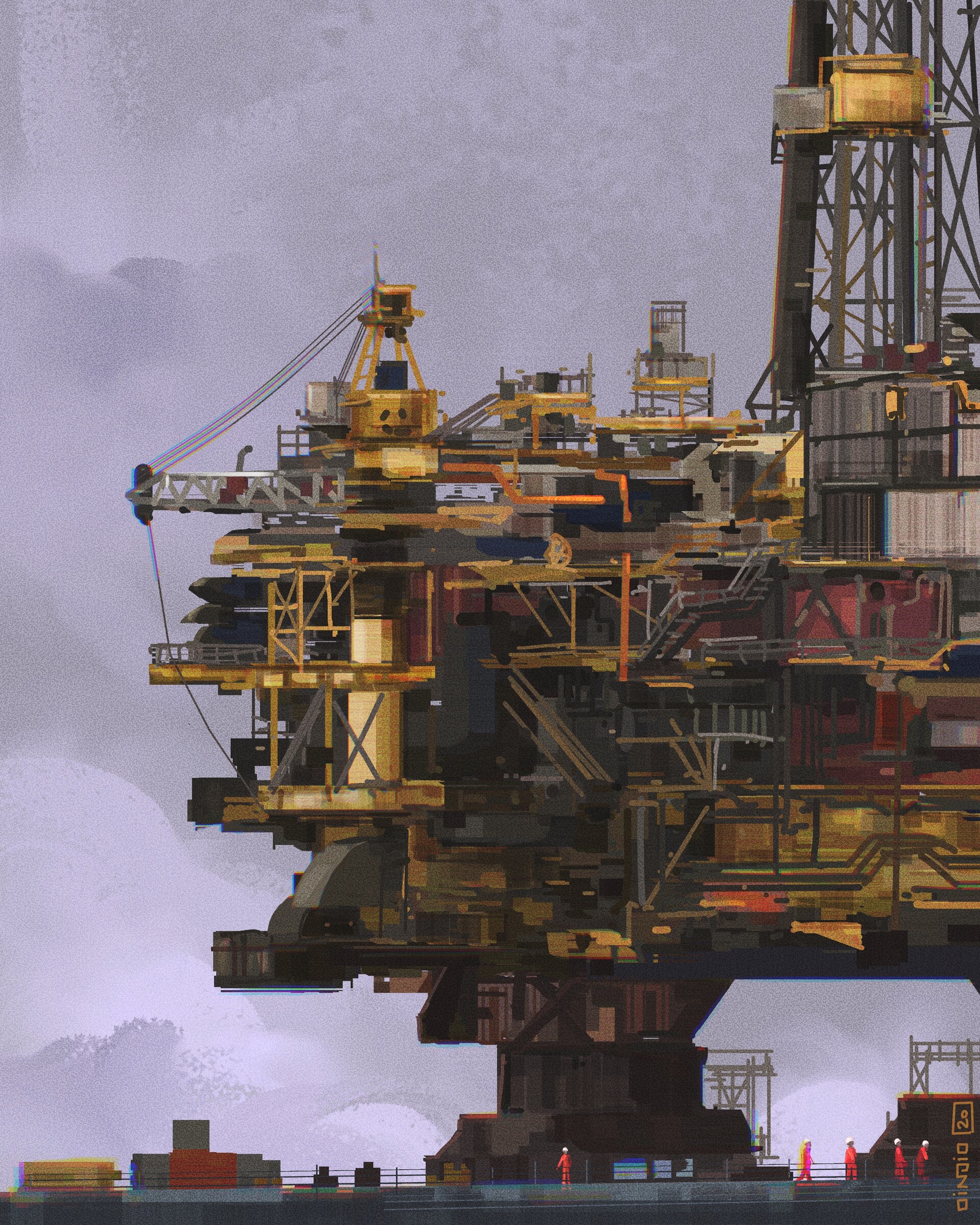 Rui DIAS - 365 Days painting practice Challenge (37 - 45)