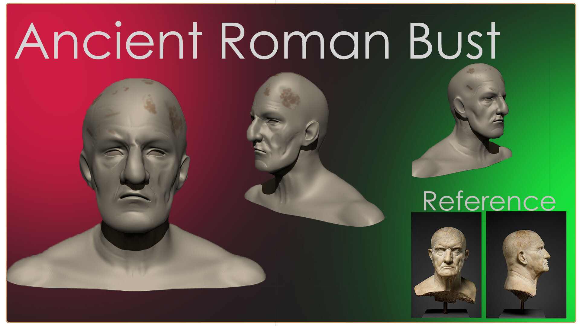 ArtStation - Ancient Roman Bust
