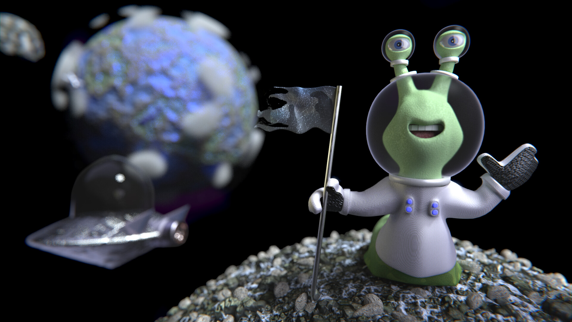 ArtStation - Slugs in Spaceeeeeeeeeee