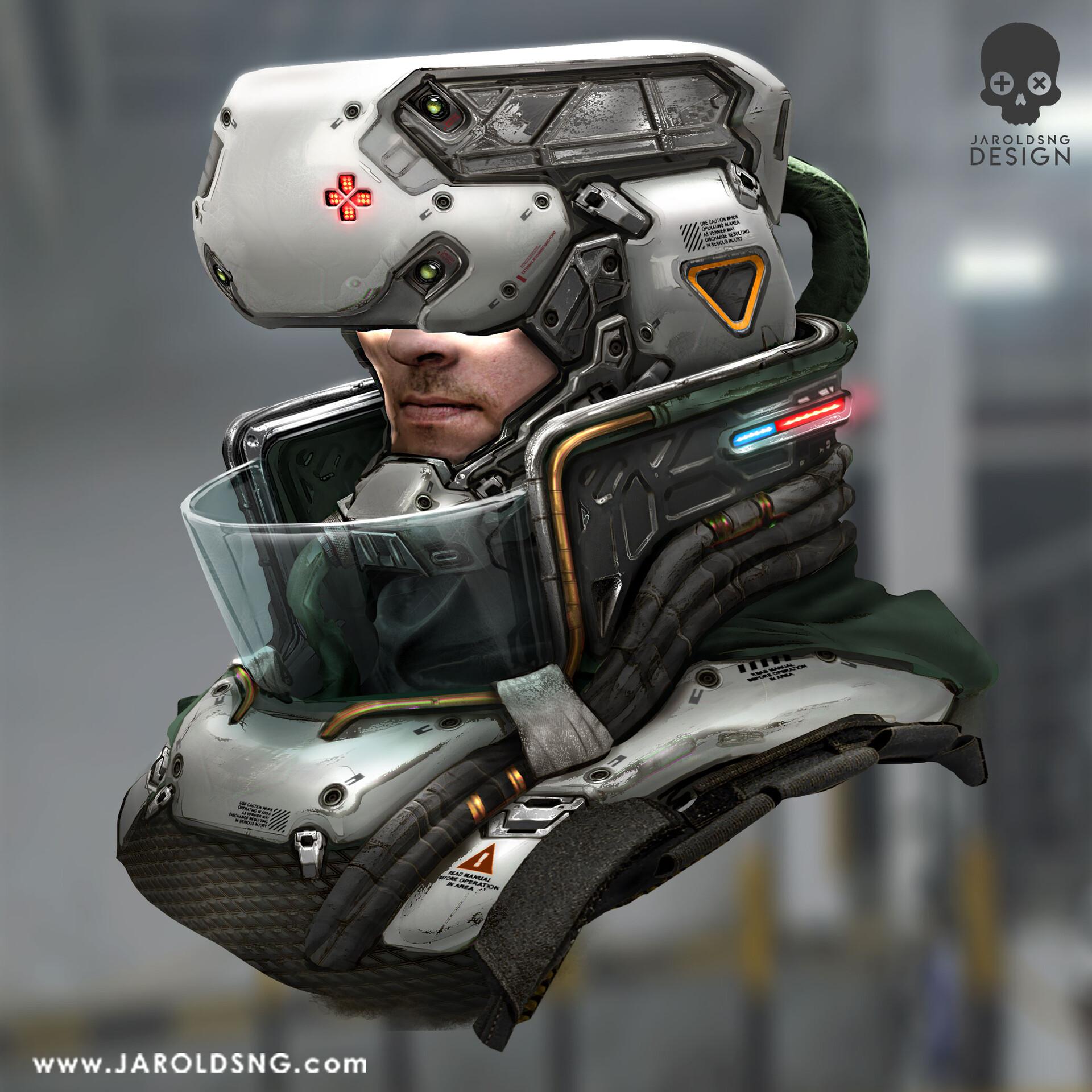 ArtStation - Cyberpunk Paramedic