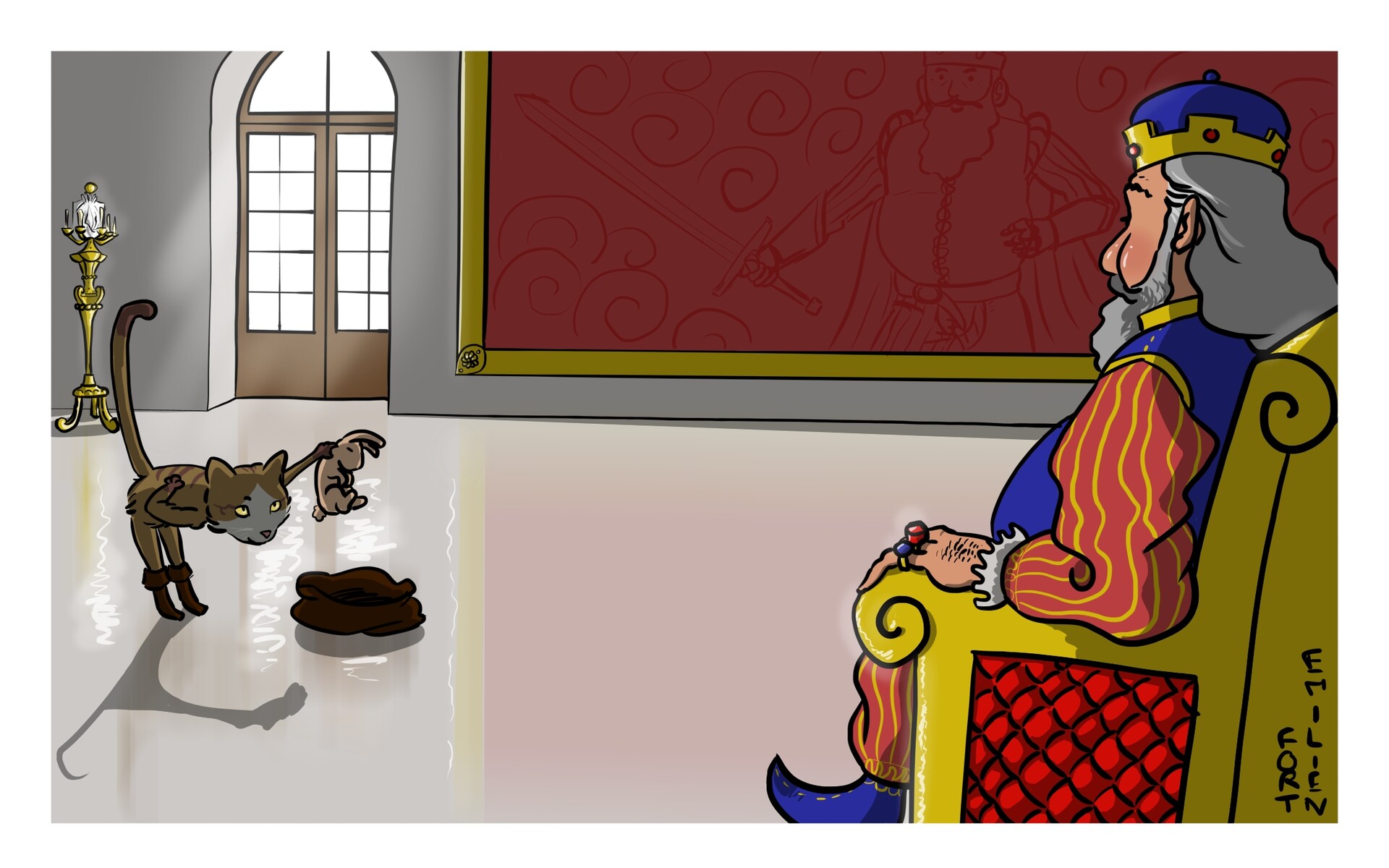 ArtStation - Puss in Boots illustration 2