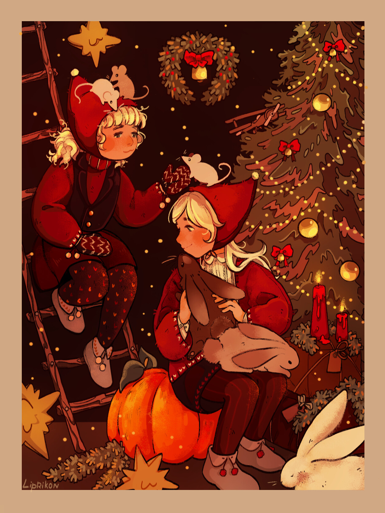 ArtStation - x-mas postcard