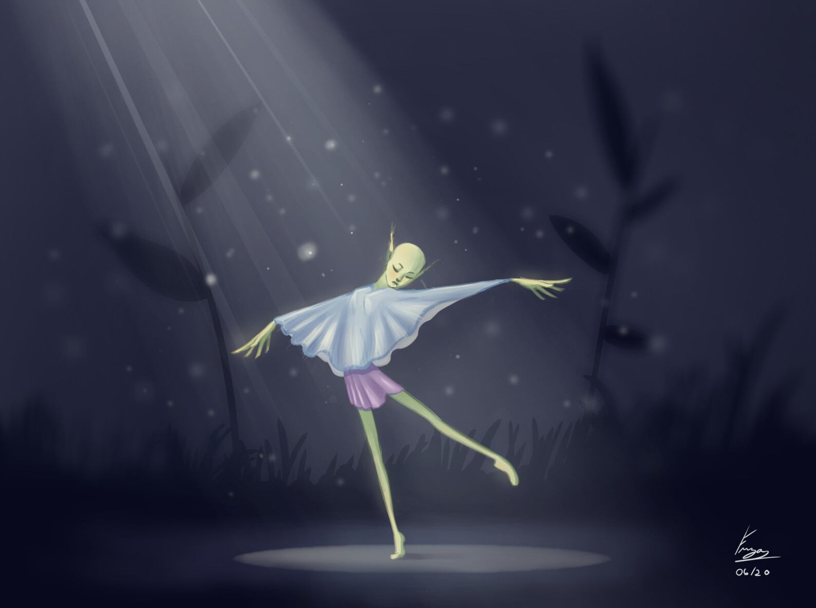 ArtStation - Dancing in the Moonlight