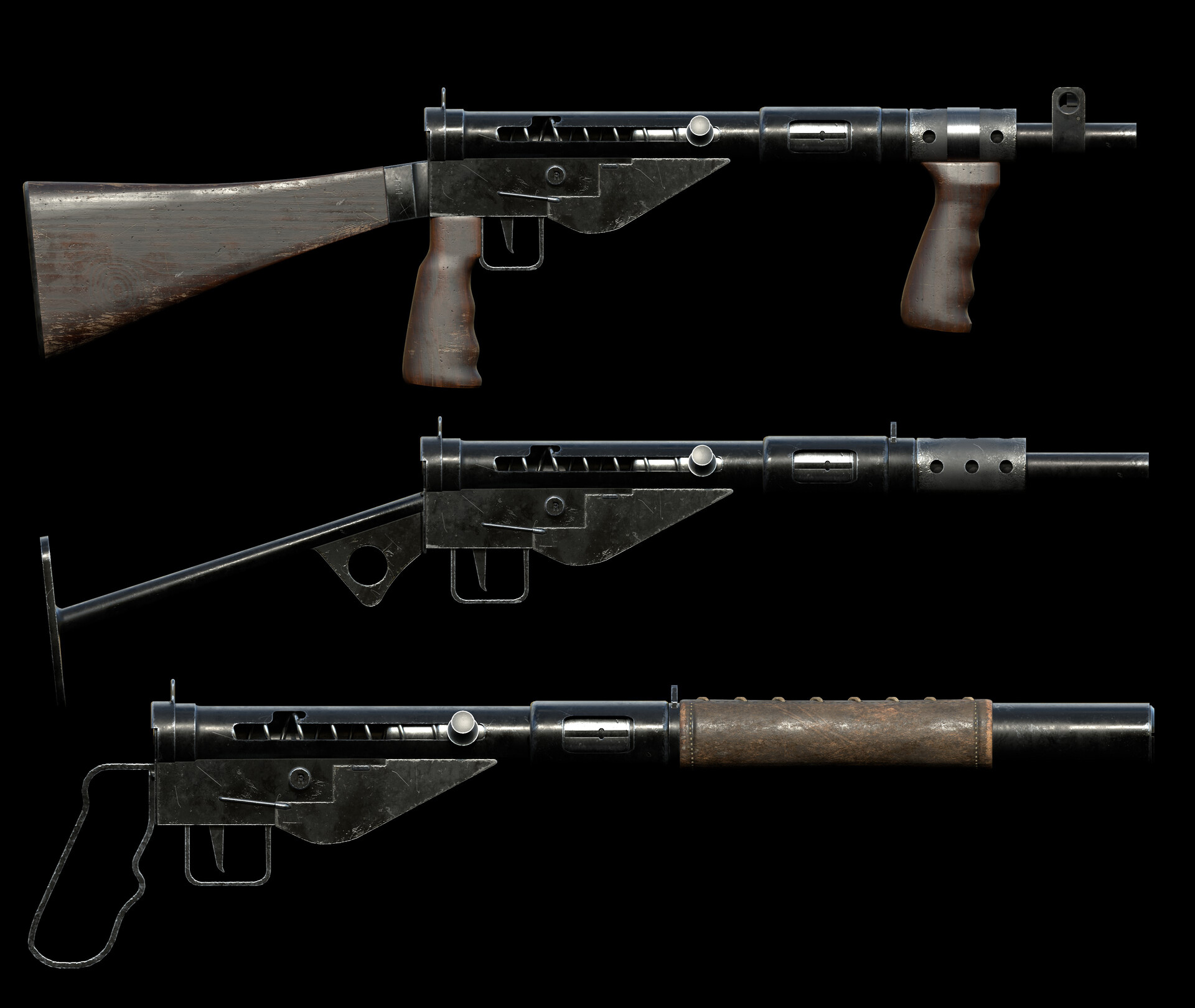 ArtStation - Sten SMG + Variants