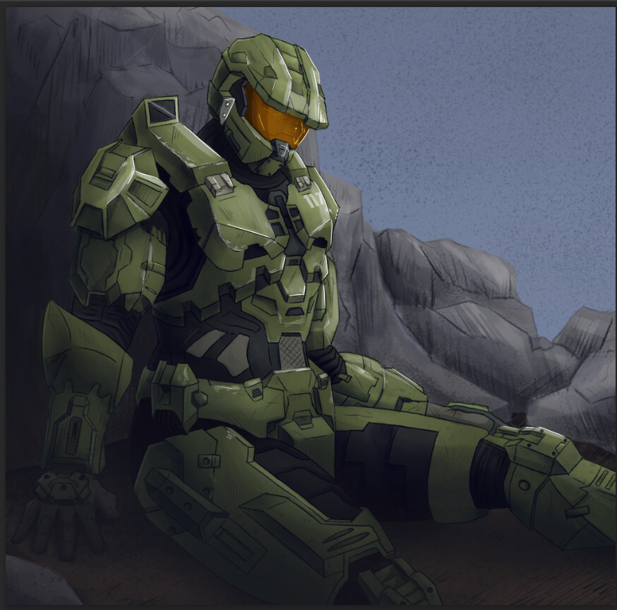 master chief edit sad