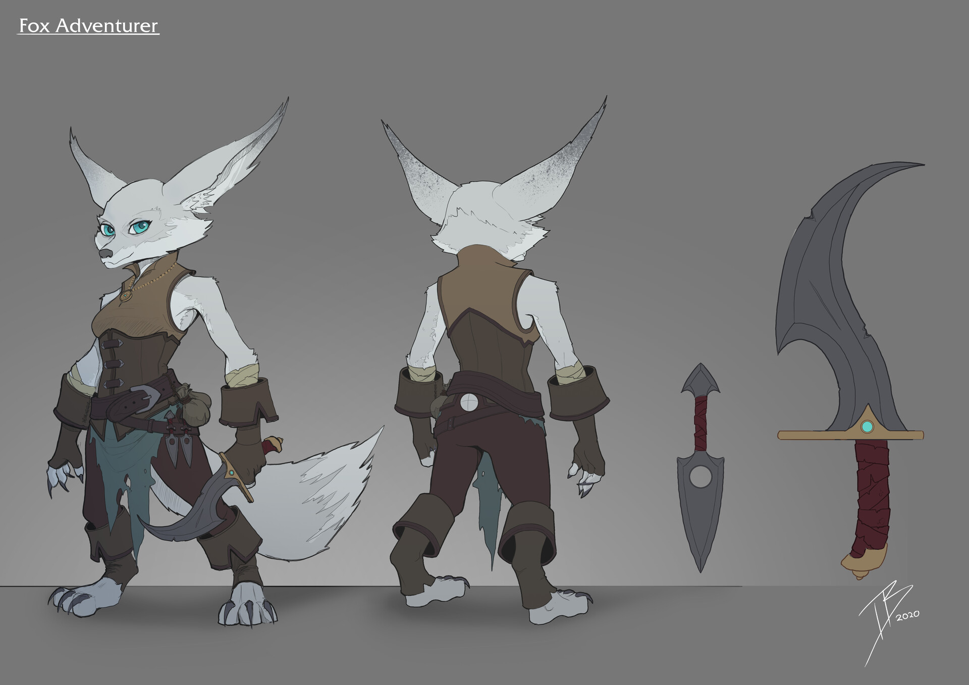 ArtStation - Fox Adventurer