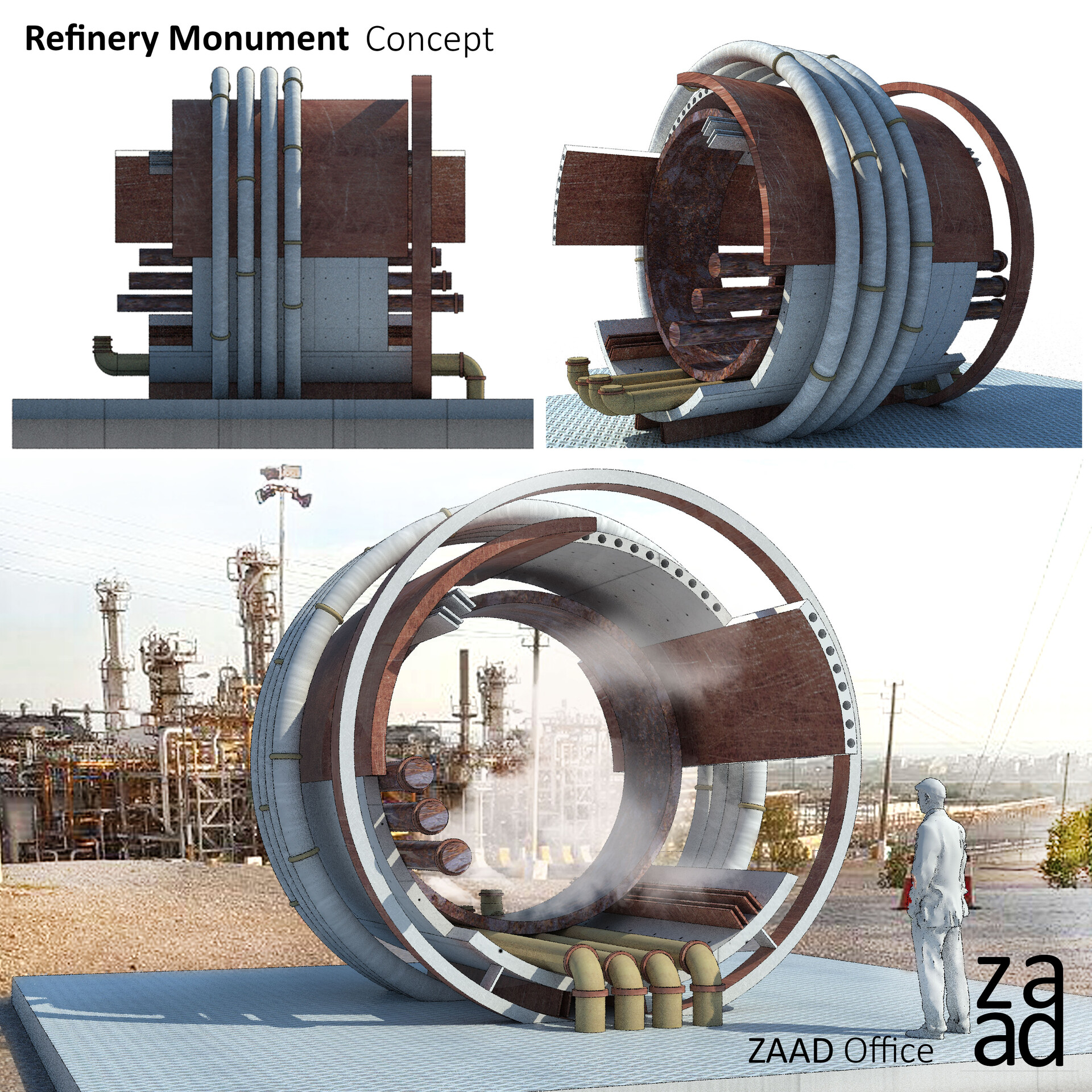 ArtStation - Refinery Monument