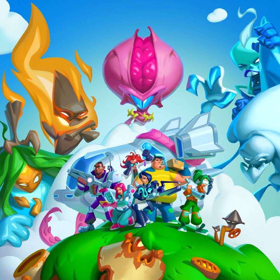 ArtStation - "AndThenMonsters!" Cover art