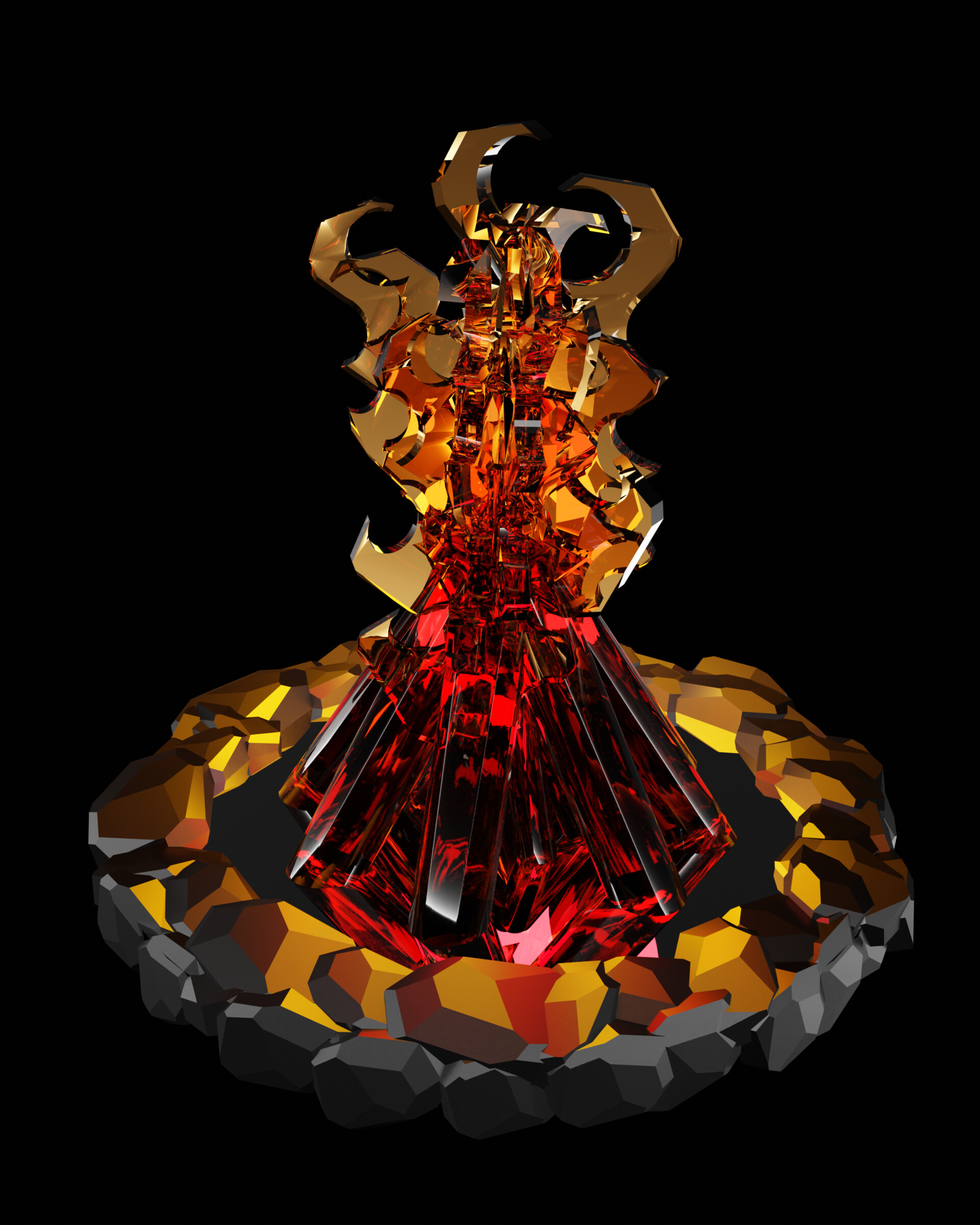 ArtStation - Glass Bonfire