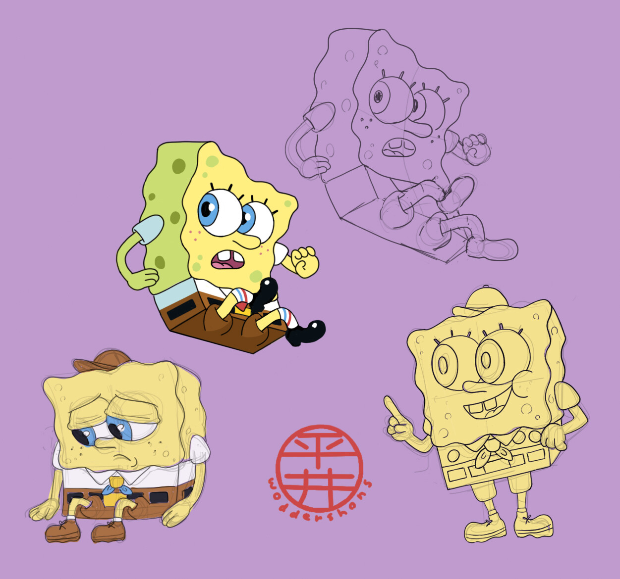 ArtStation - Spongebob Study