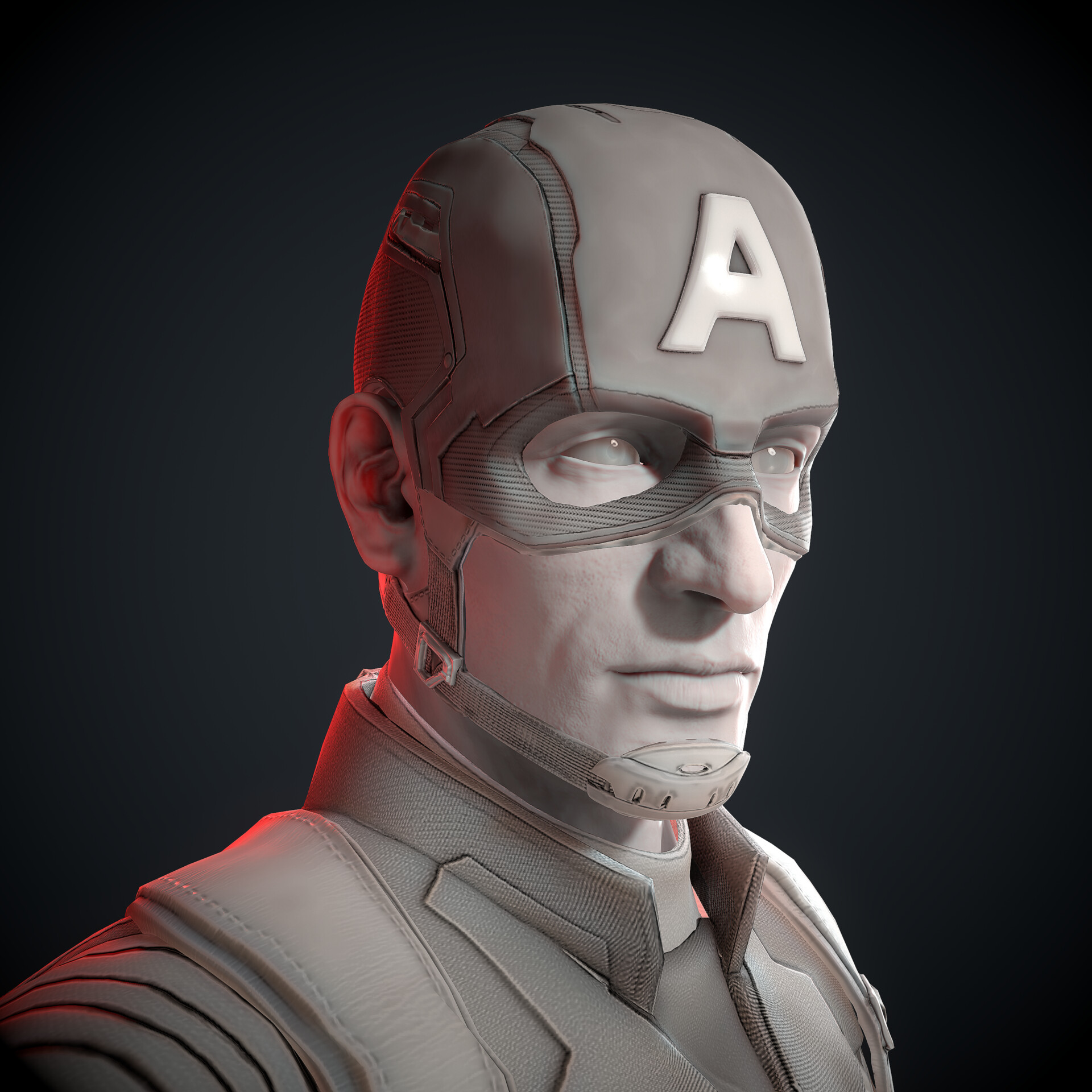 ArtStation - Captain America Sculpt