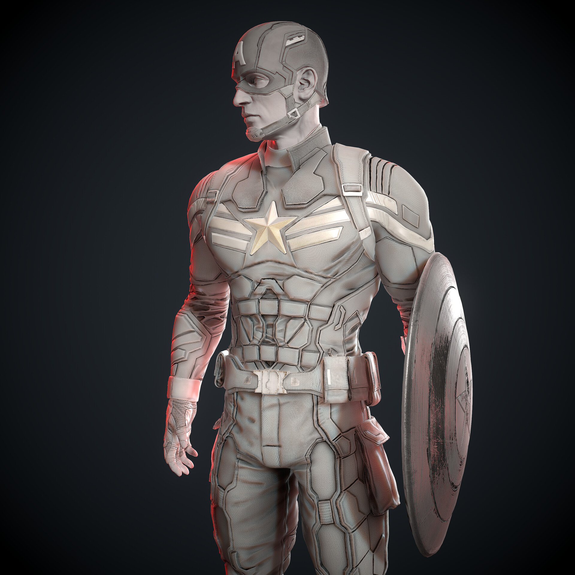 SoMuch3D - Captain America Sculpt