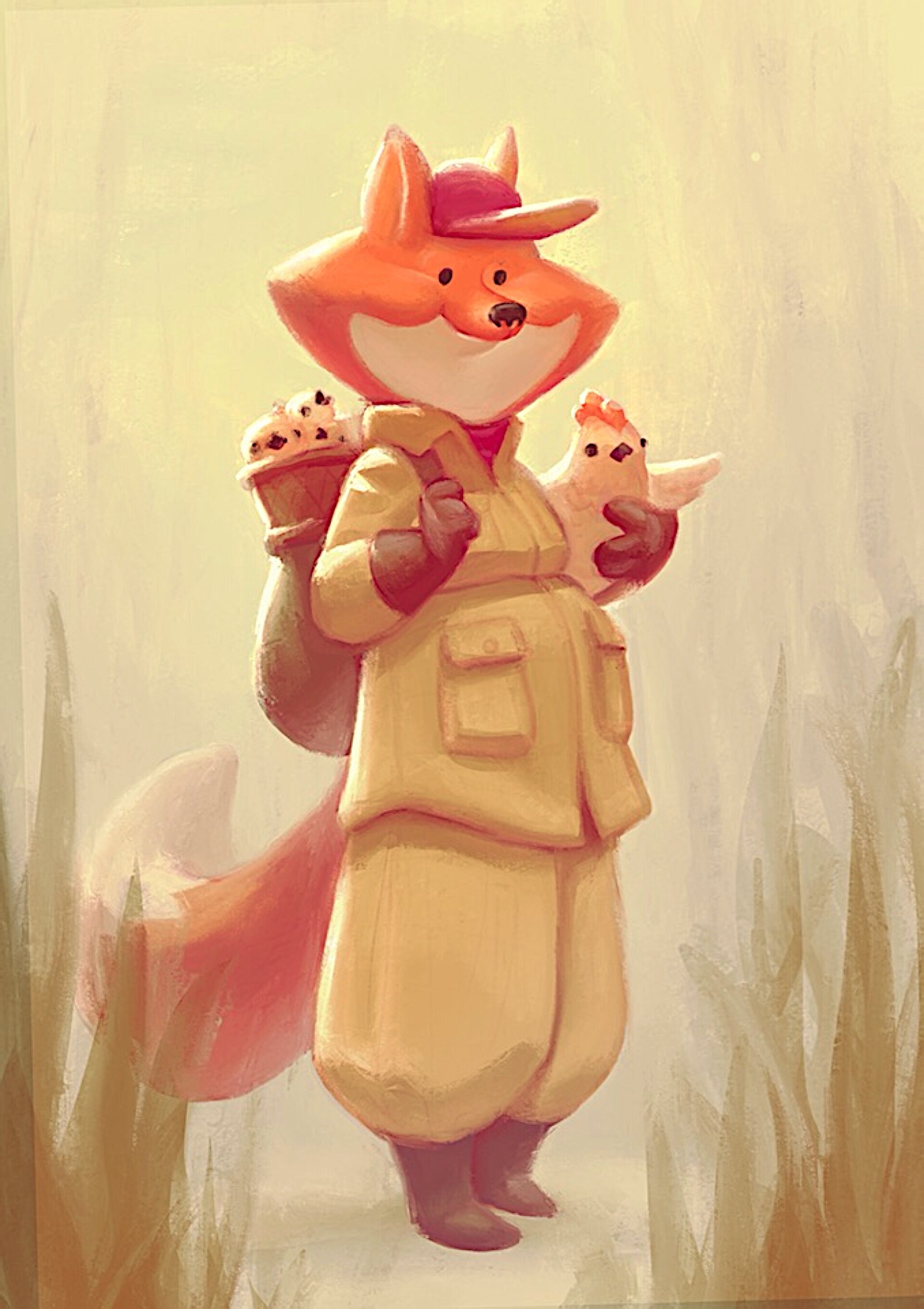 ArtStation - Fox adventurer