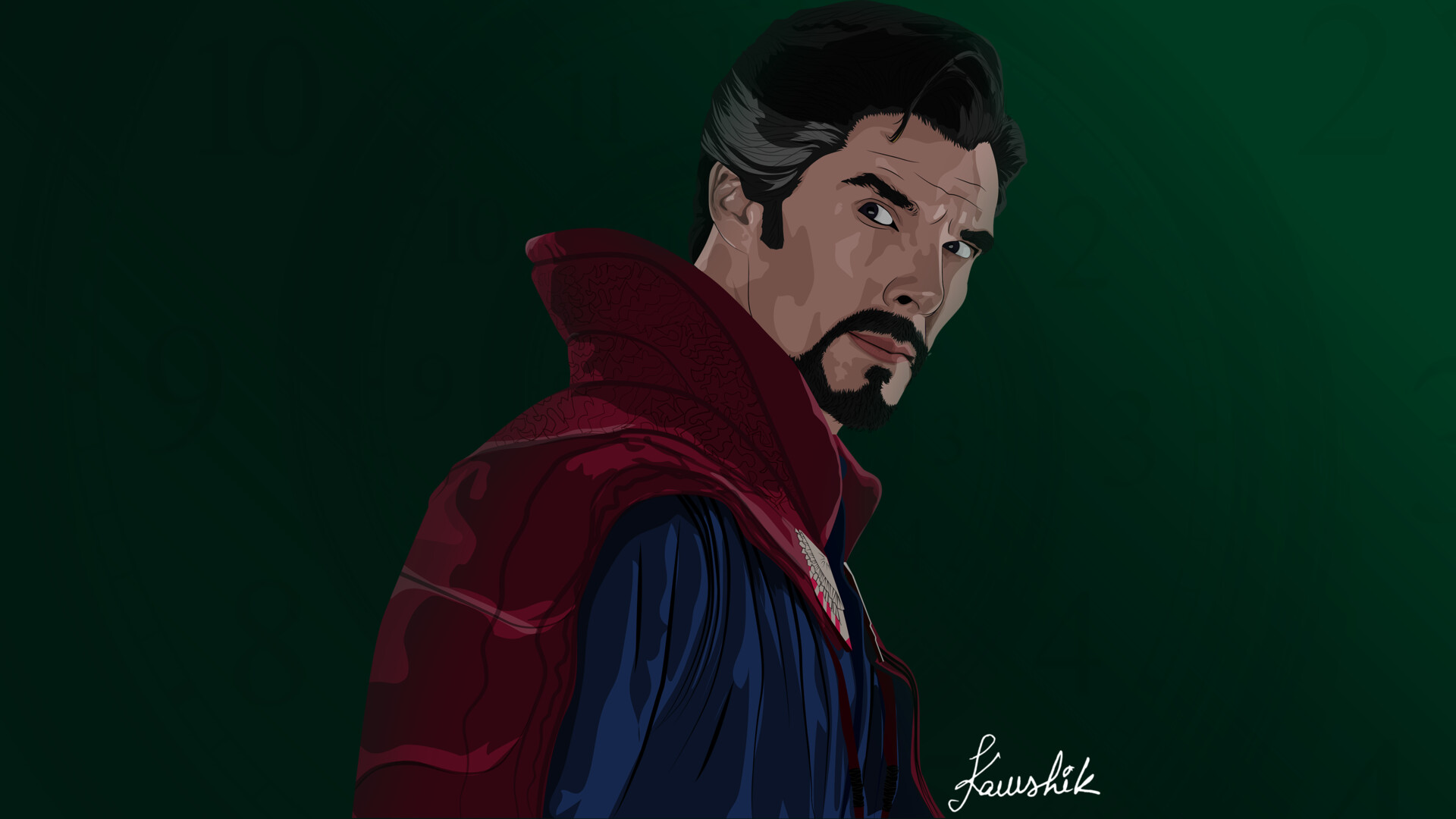 ArtStation - Doctor Strange Vector Portrait