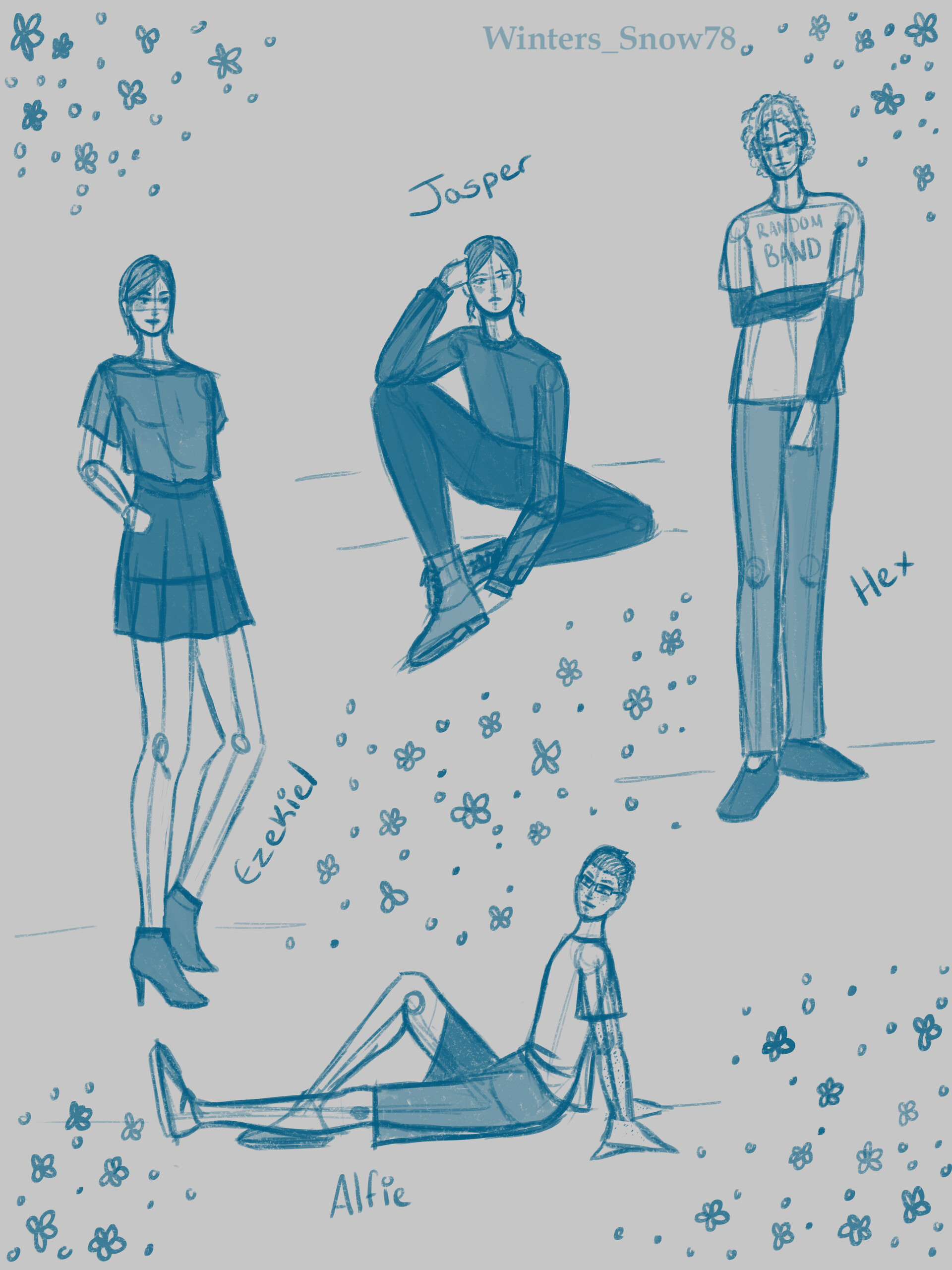 ArtStation - Sketches 2 - Male OCs