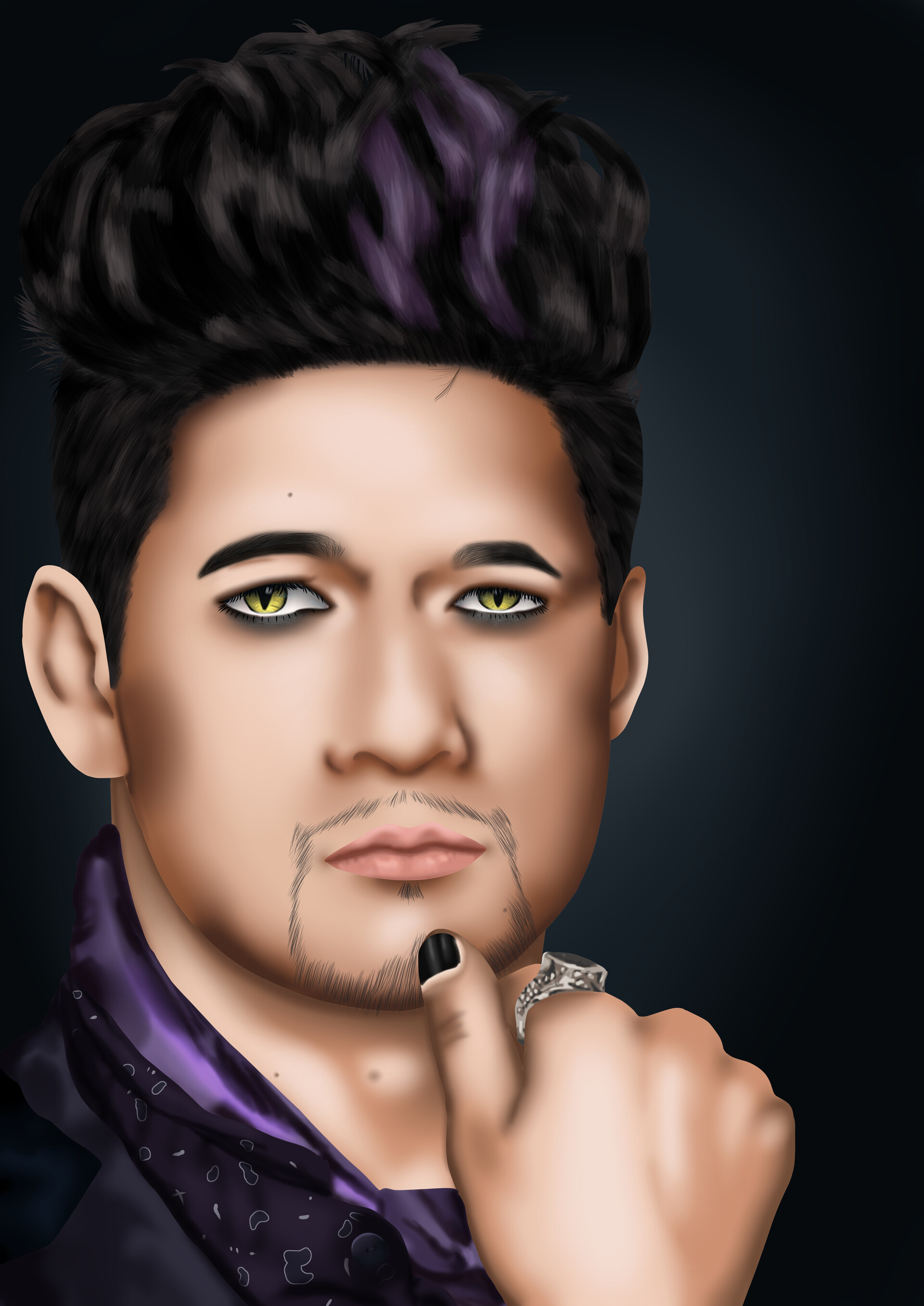 ArtStation - Magnus Bane Portrait