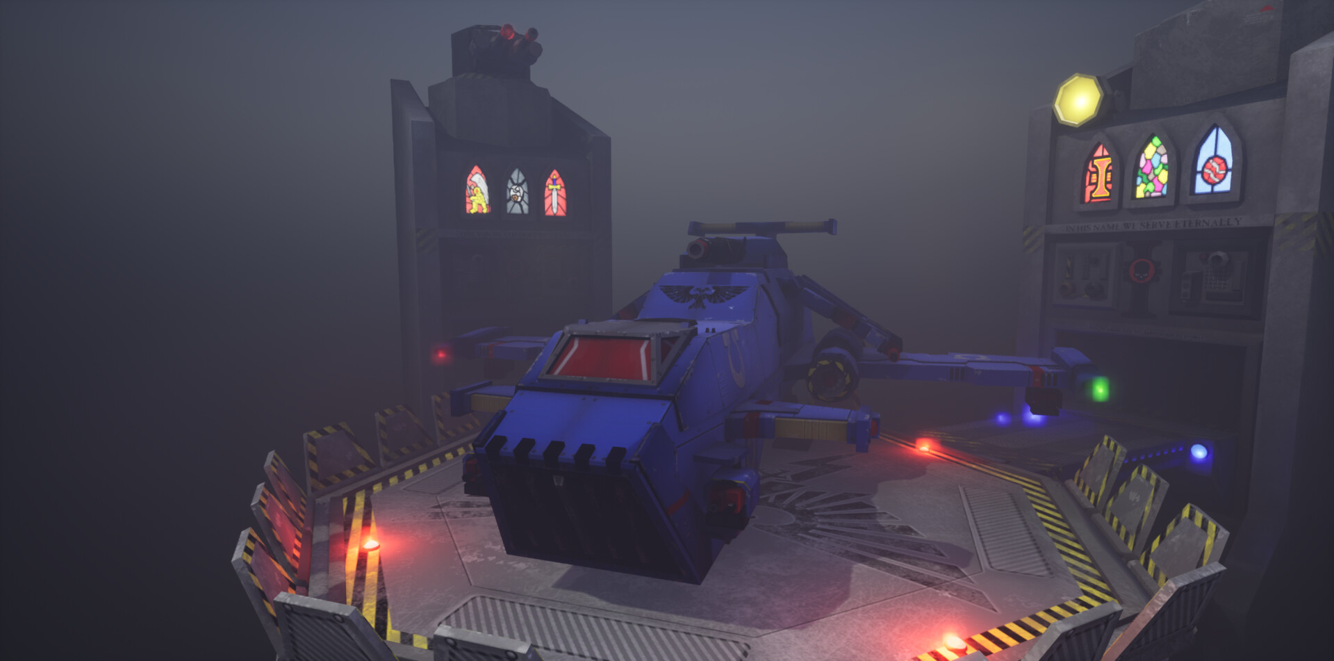 ArtStation - Thunderhawk Landing Pad