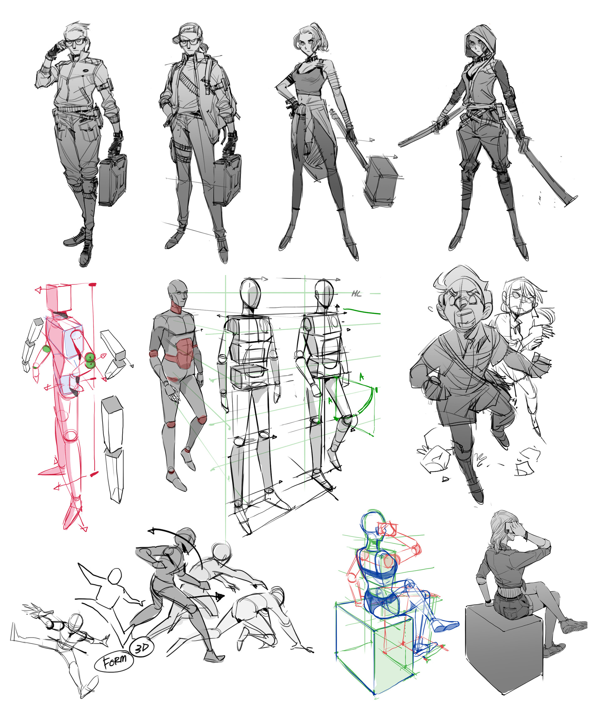 ArtStation - Figure & Character Sketches