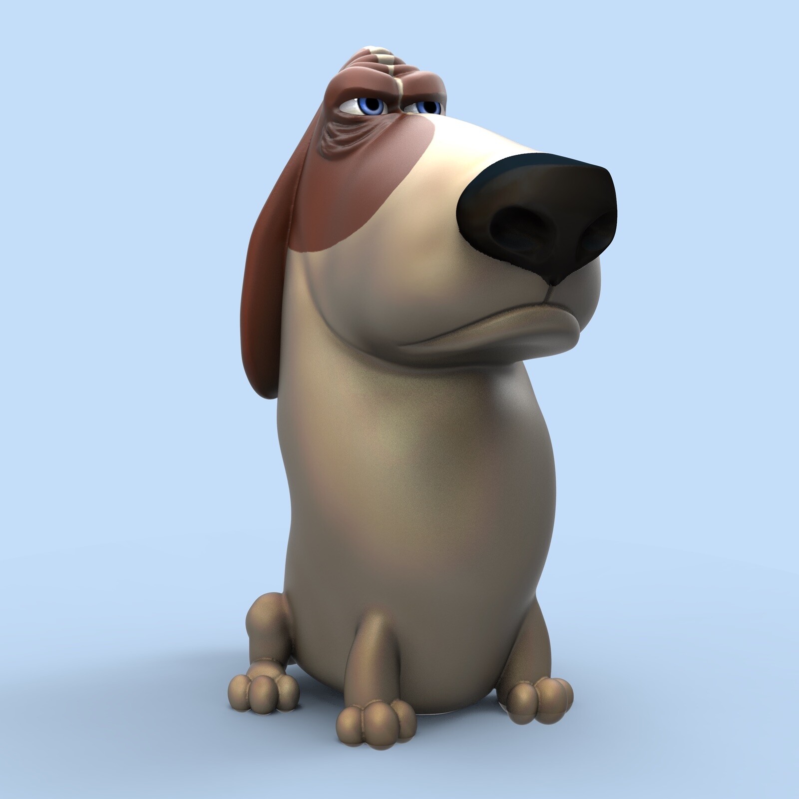 ArtStation - Grumpy Dog