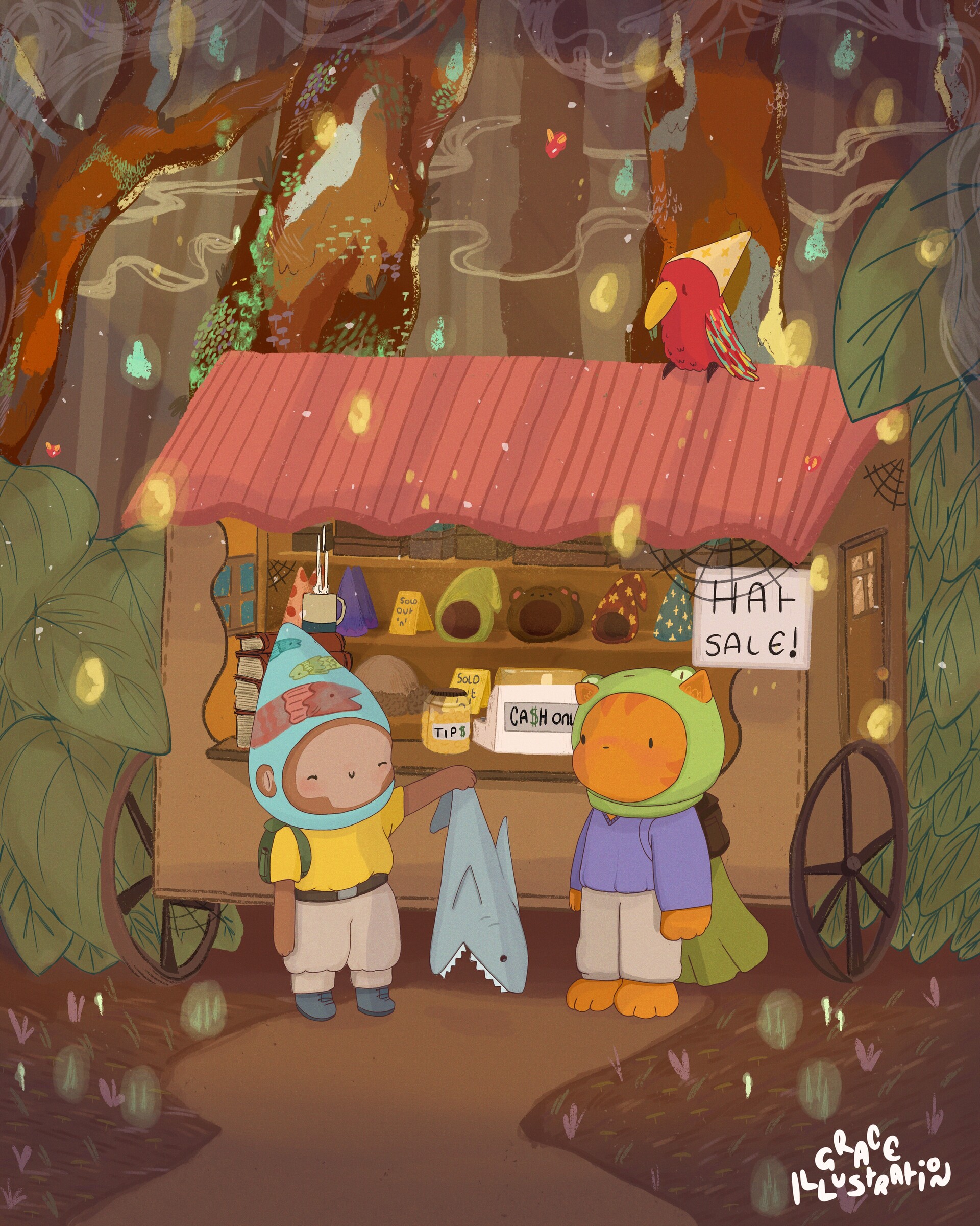 ArtStation - Hat shopping