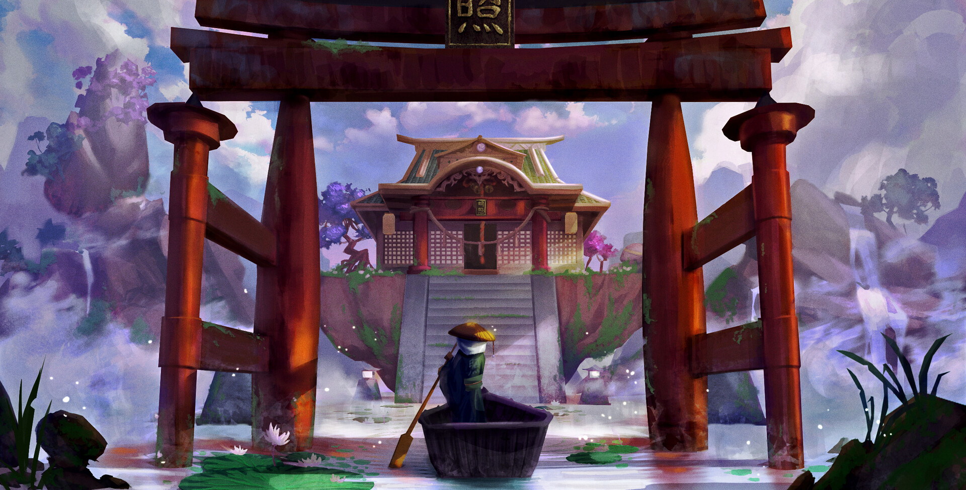 ArtStation - Temple of Amaterasu