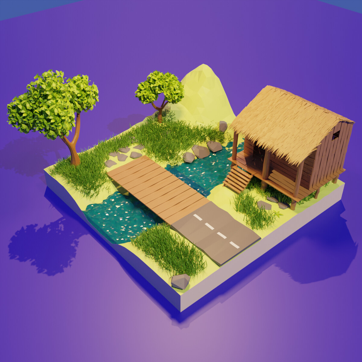 ArtStation - low poly model