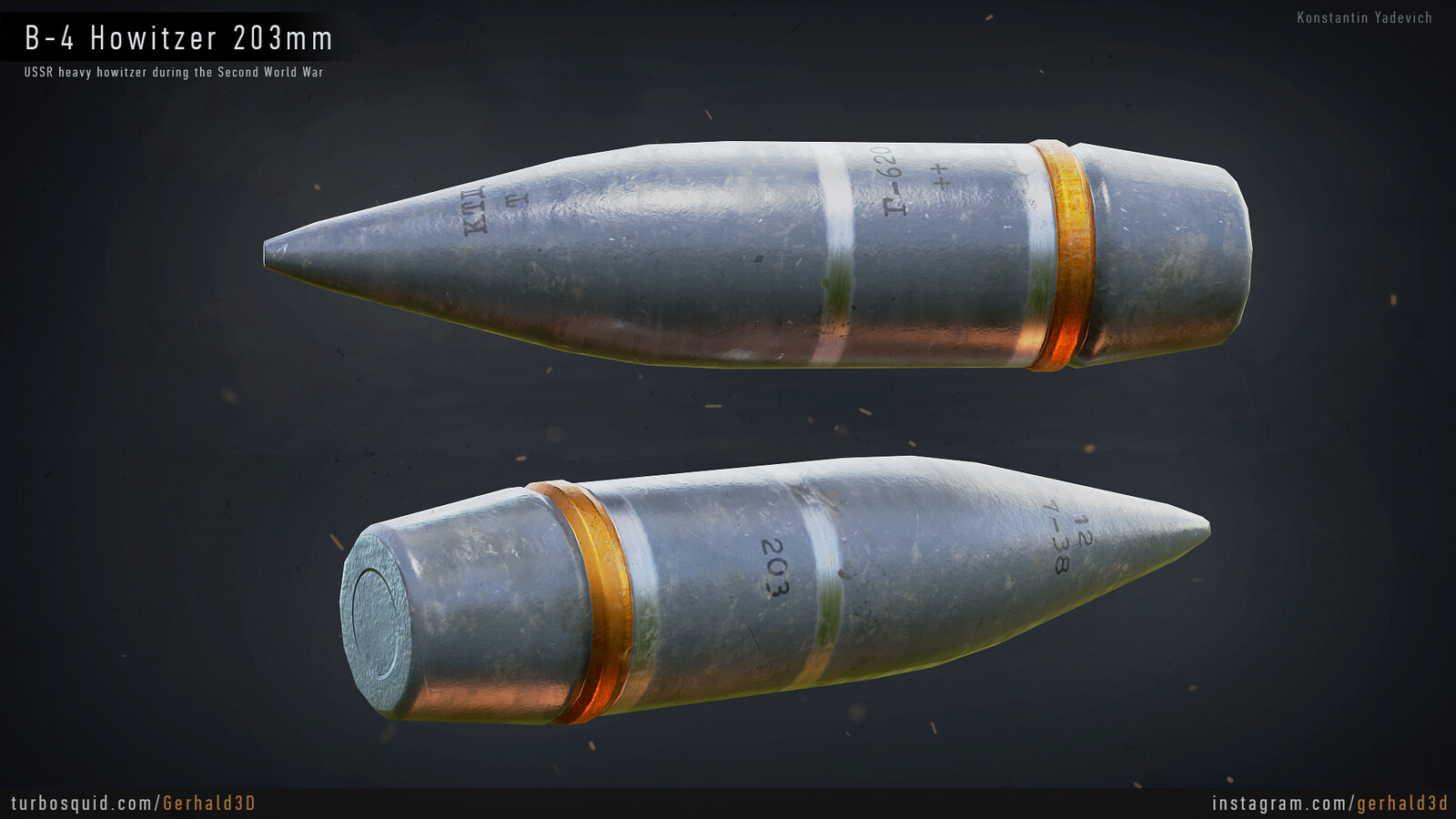 Konstantin Gerhald3D - 203mm B-4 Howitzer