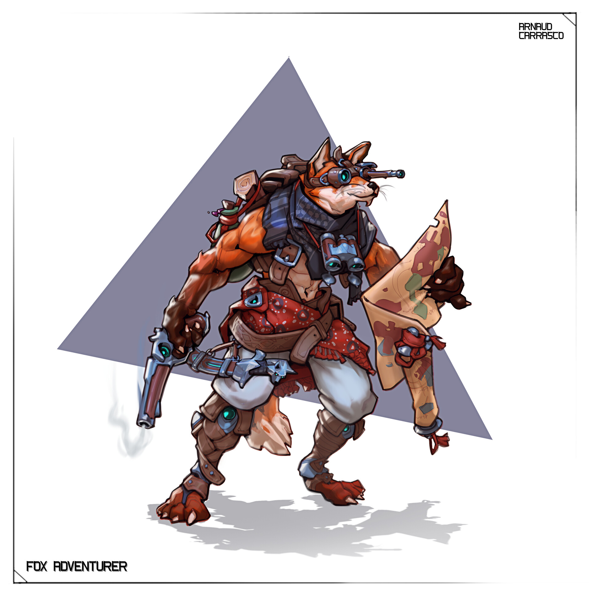 ArtStation - Fox Adventurer