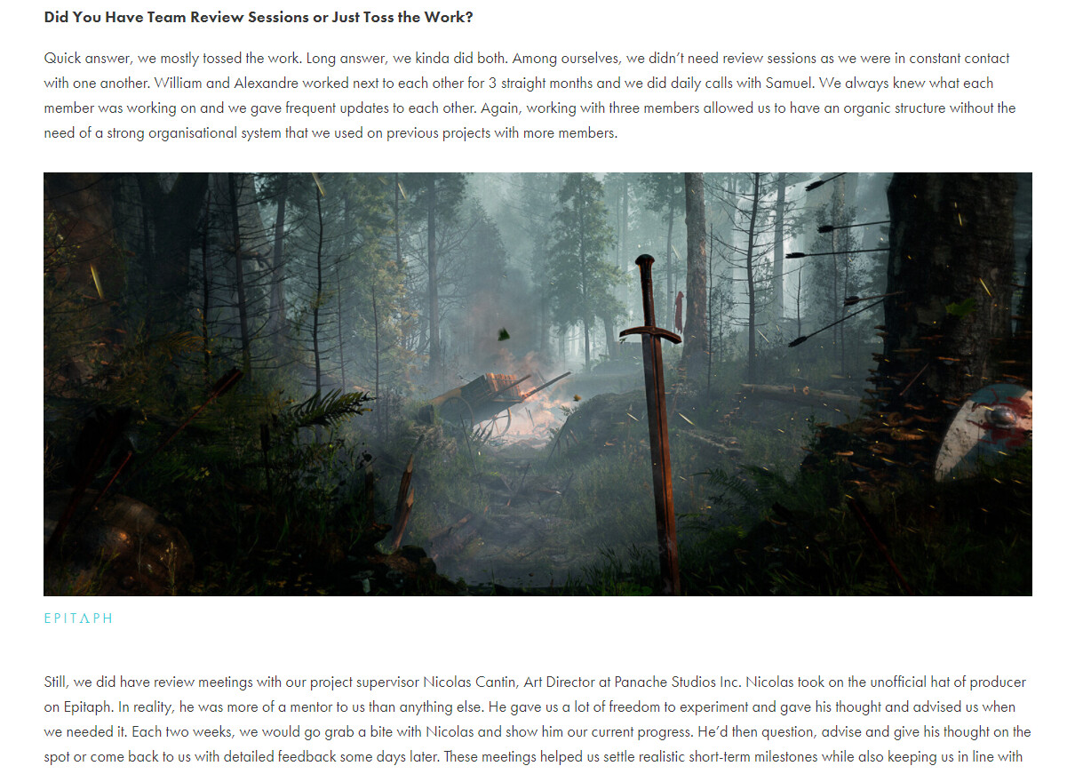 Alexandre Hubert - Experience Points - Epitaph Article