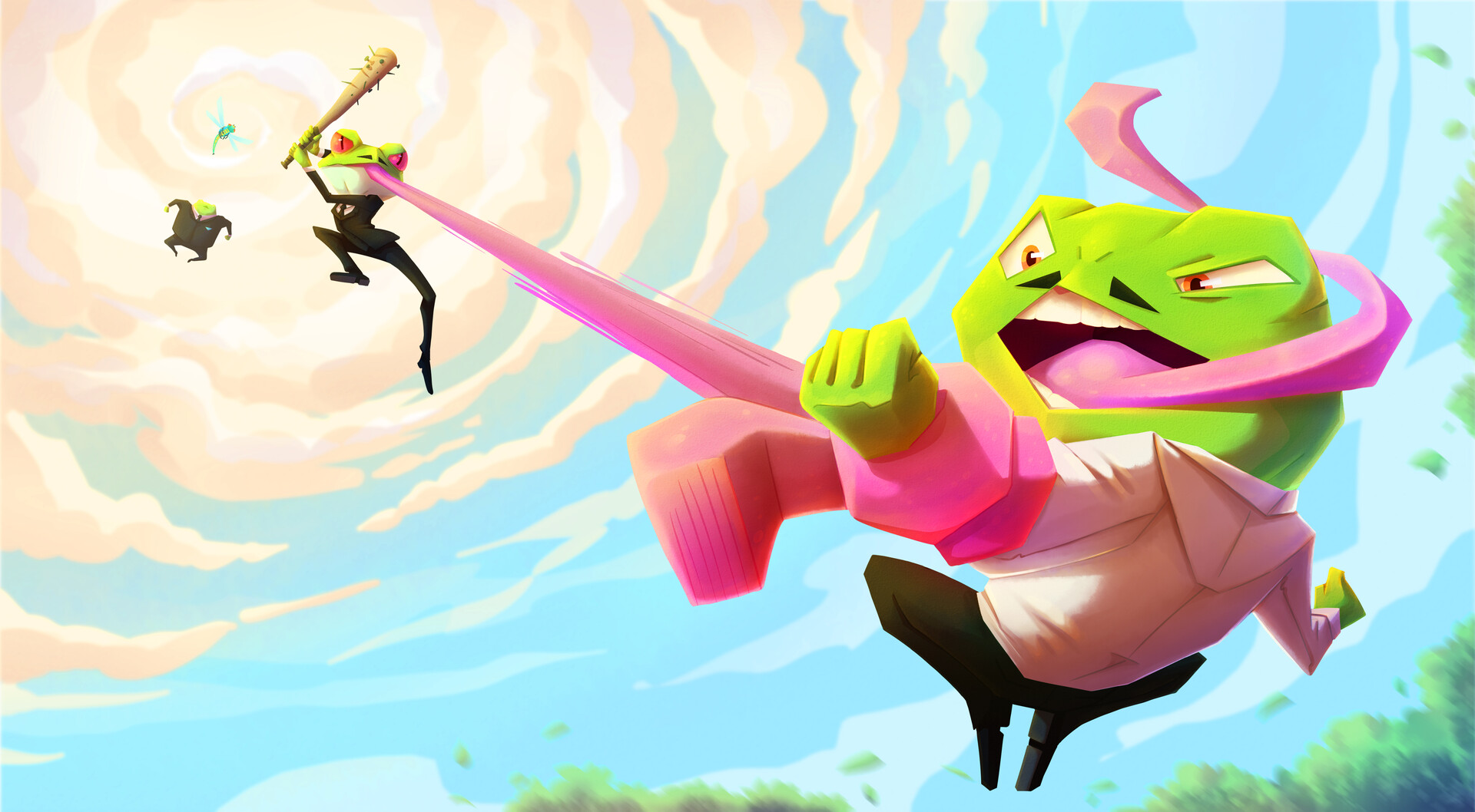 ArtStation - Frog Fight - Fan Art