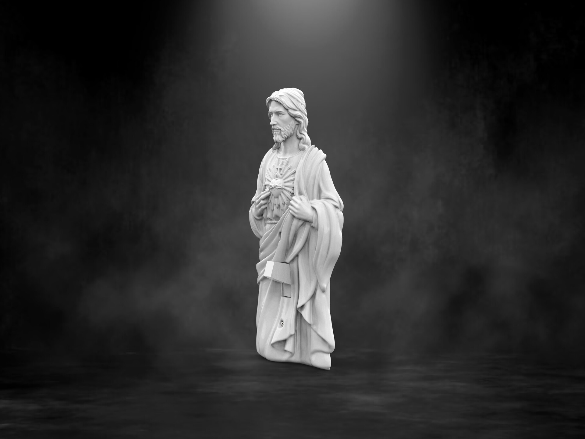 Brendon Burke - Jesus light switch cover 3D print model