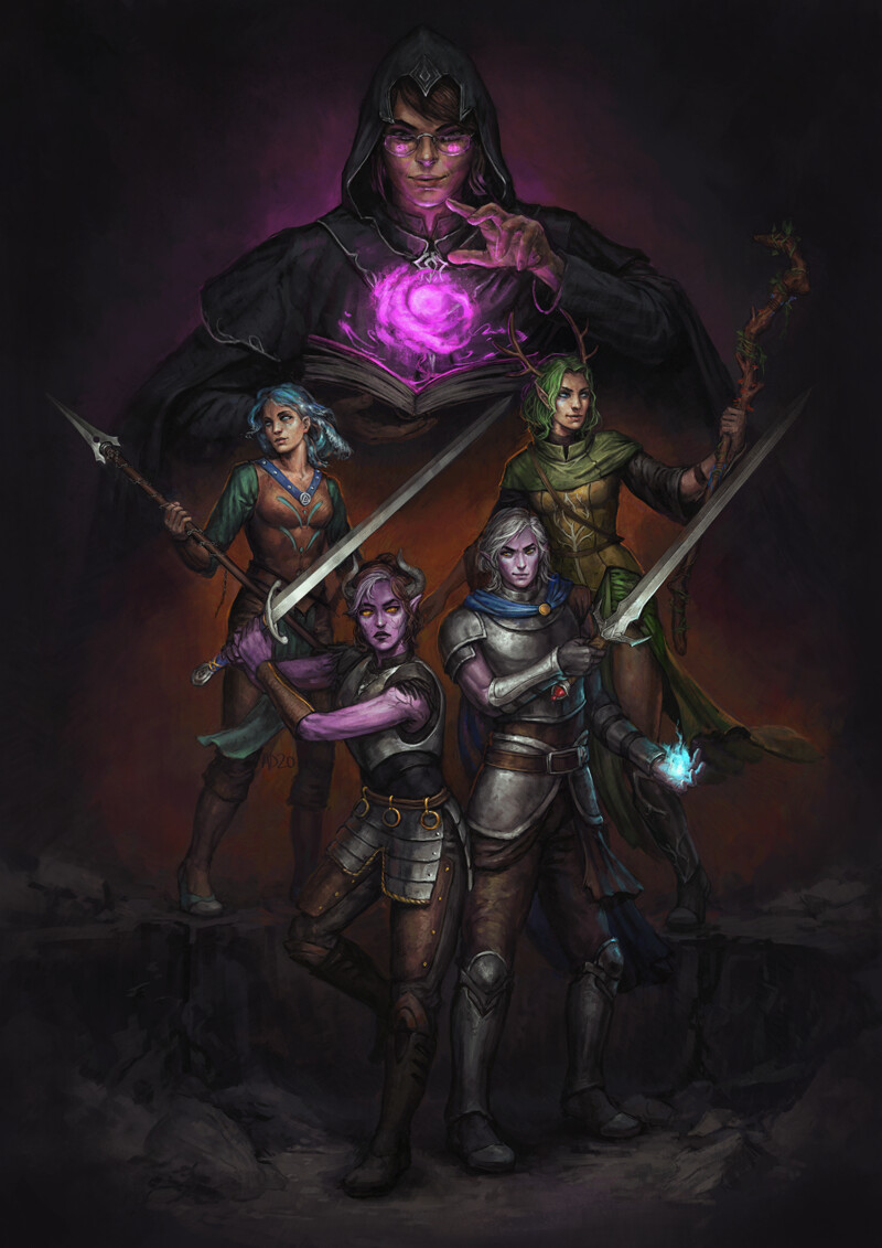 ArtStation - DnD characters commission