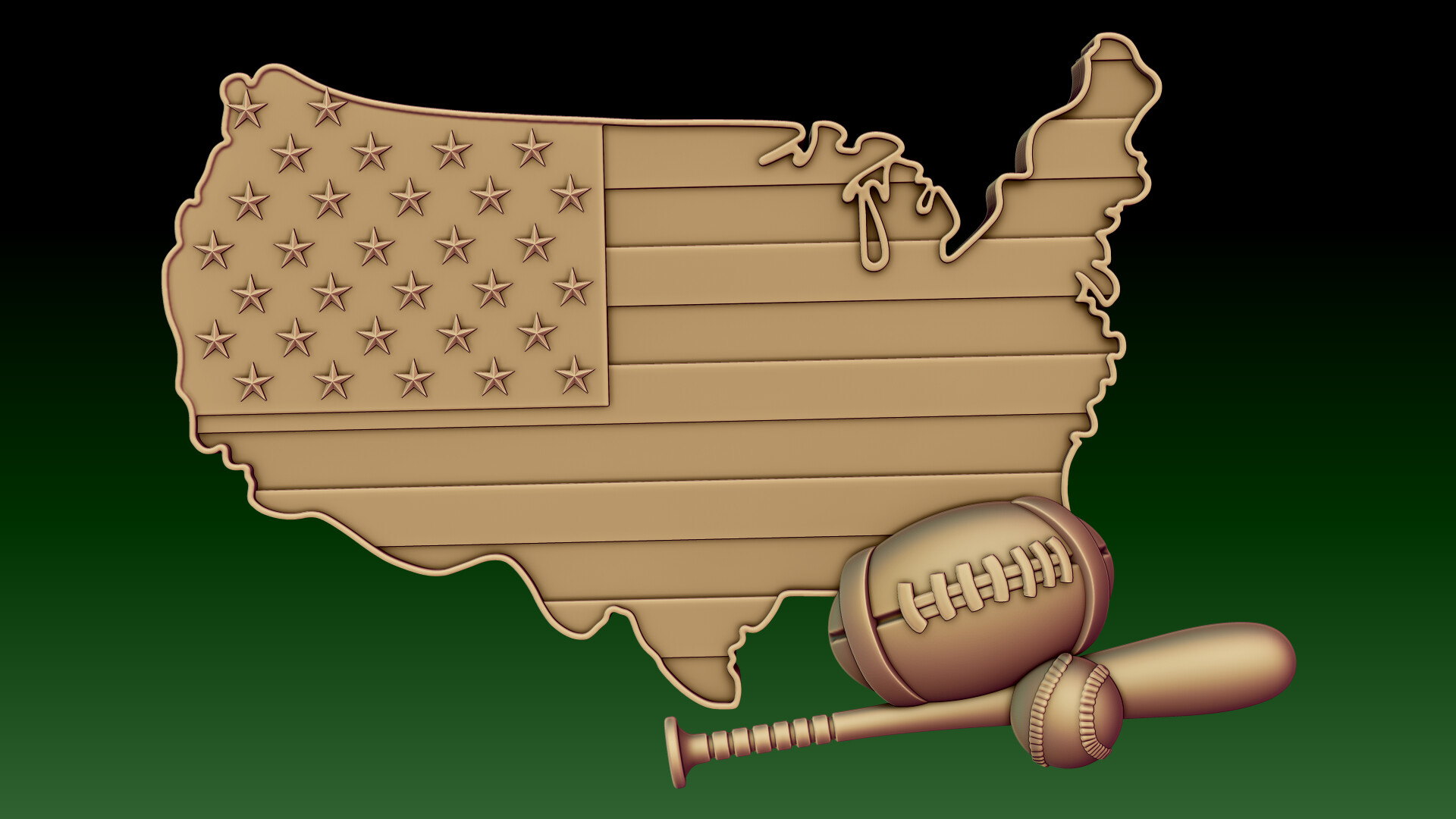 ArtStation - USA Map