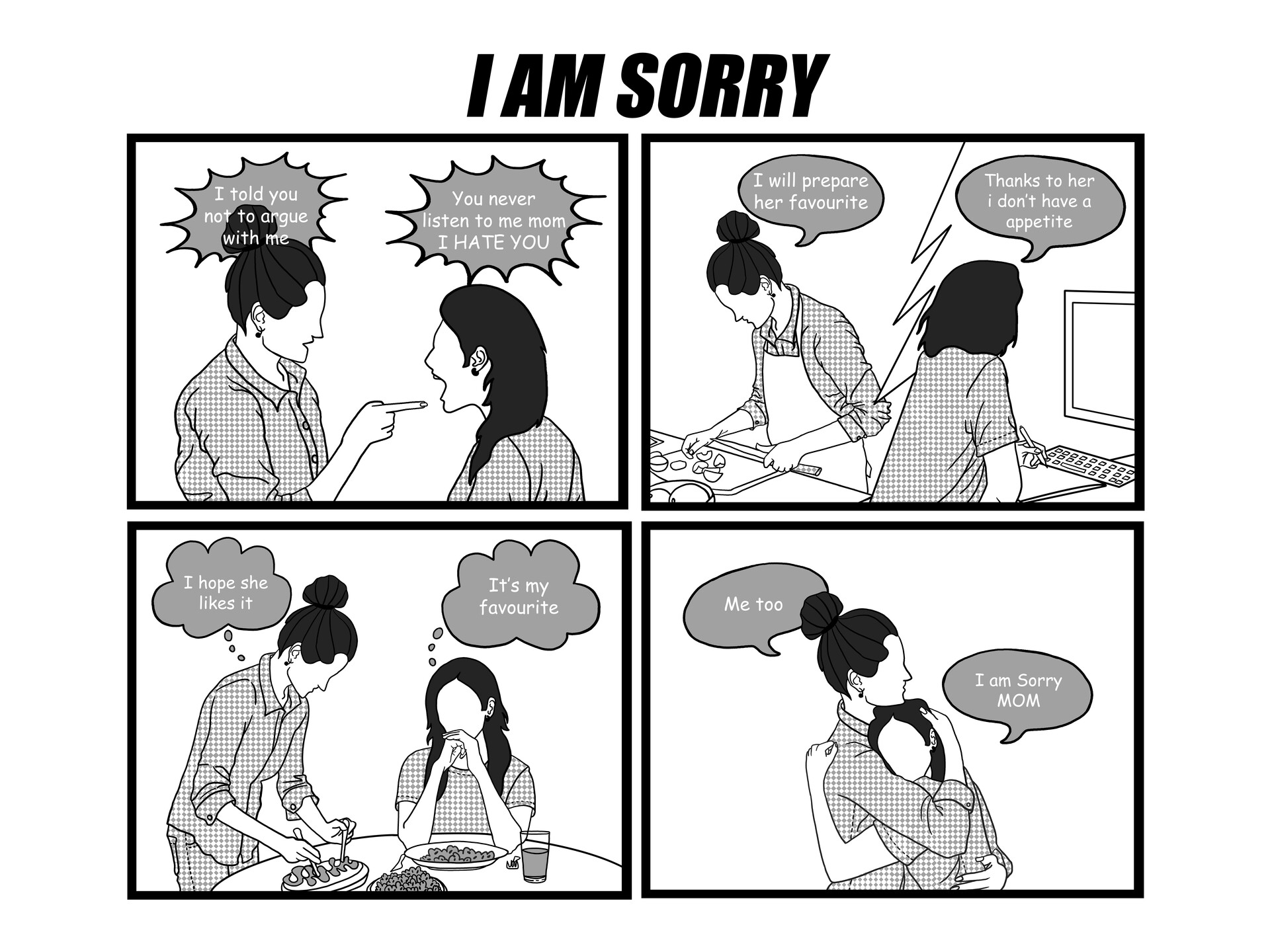 ArtStation - Short Comic - I am Sorry