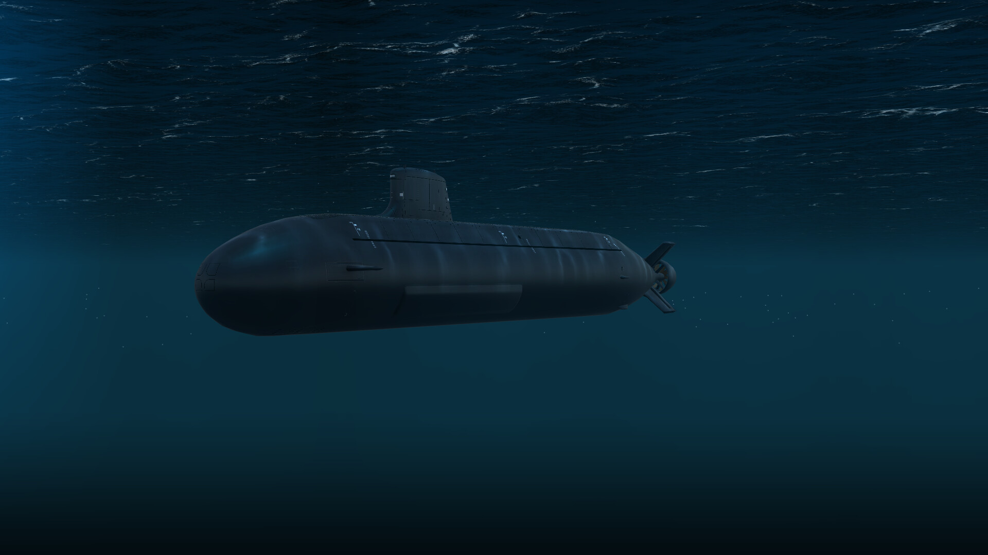 Mich73B-art - Suffren Class SSN Submarine