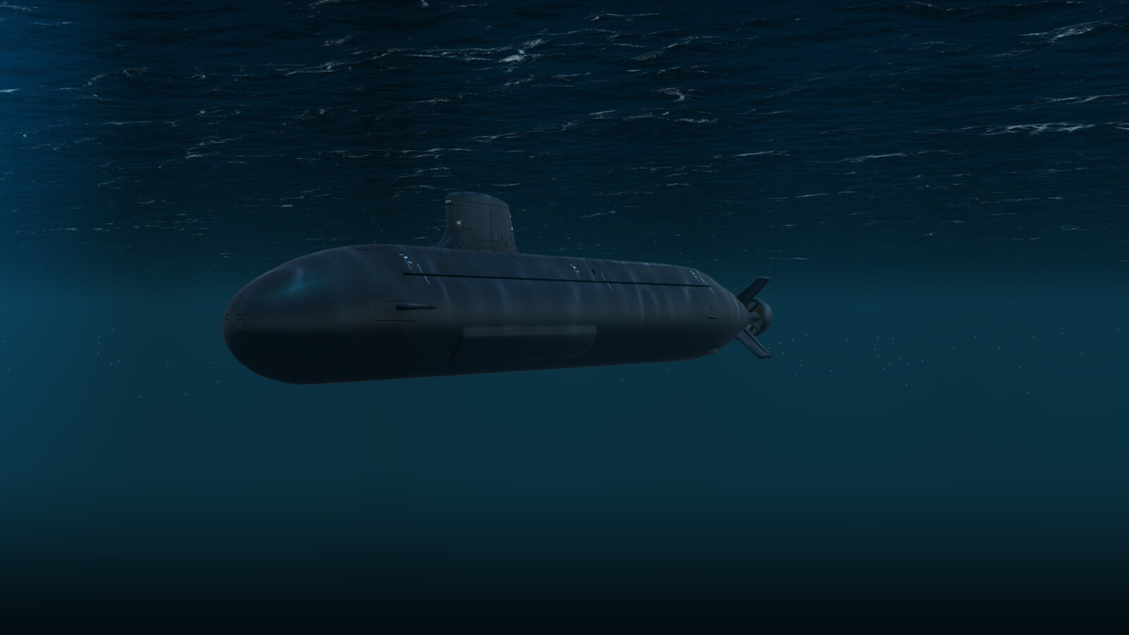 Mich73B-art - Suffren Class SSN Submarine