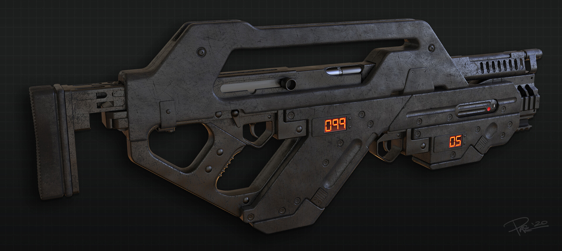 Drew Pace - COLONIAL MARINE RAIDER M41-AR