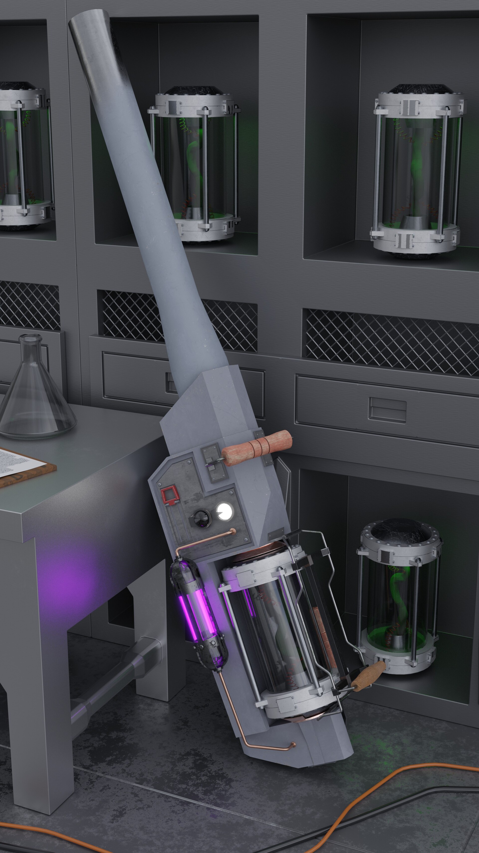 ArtStation - Legend of Korra - Portable Spirit Energy Cannon