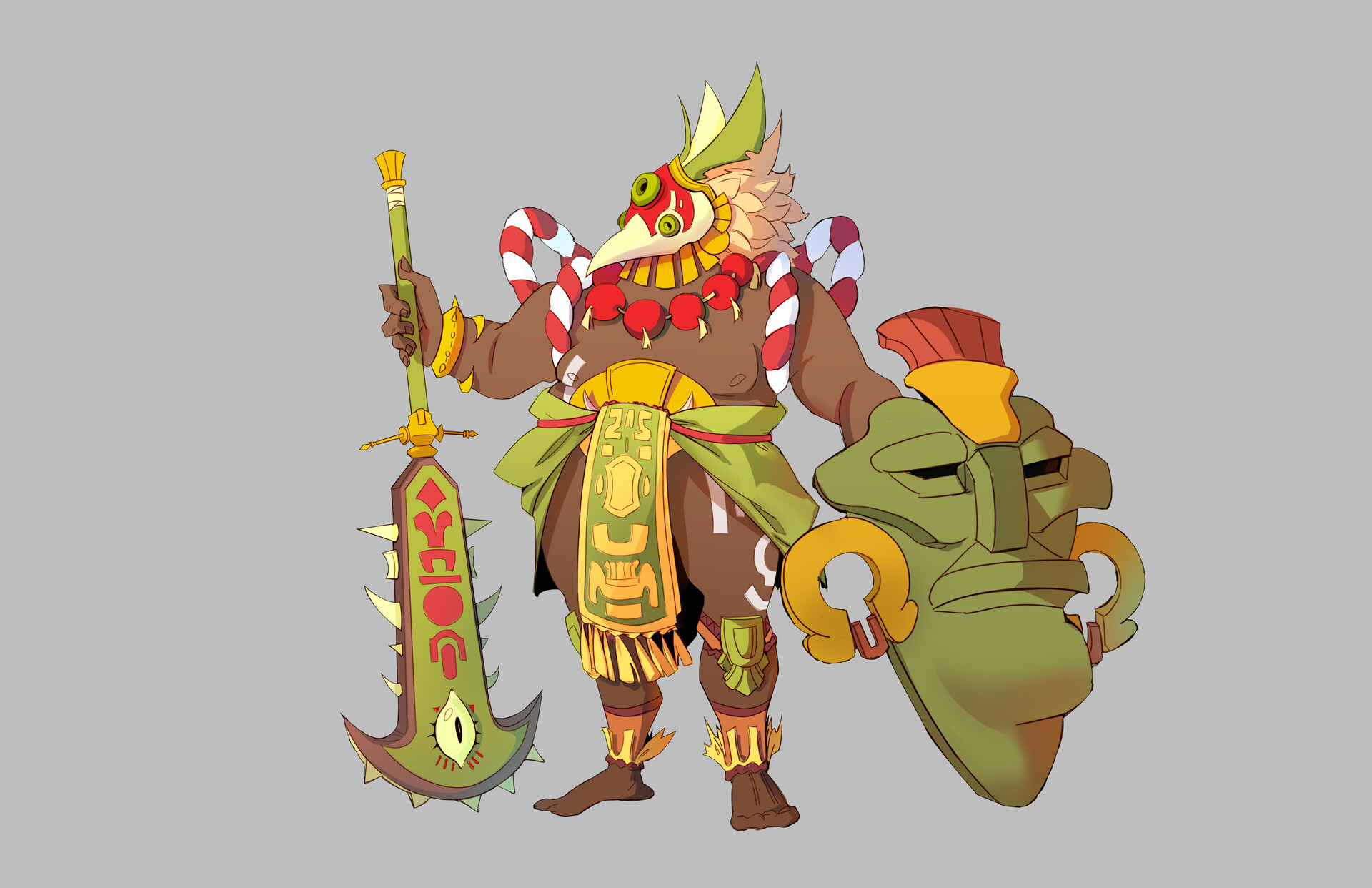 ArtStation - Aztec Tribal Concept