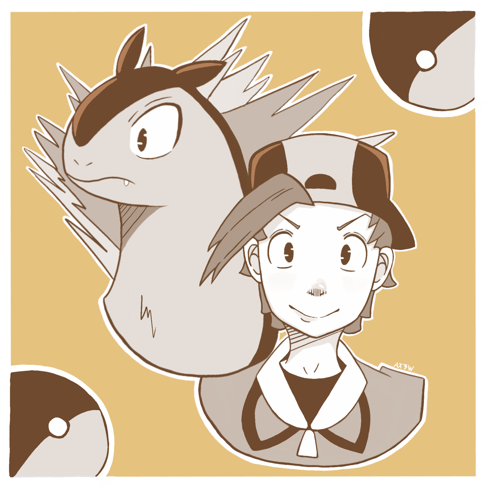 how to draw pokemon trainer gold