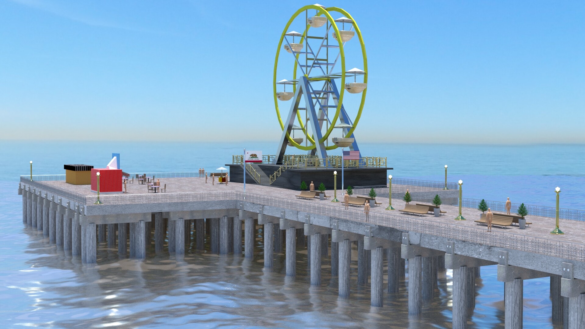 ArtStation - Ocean Pier