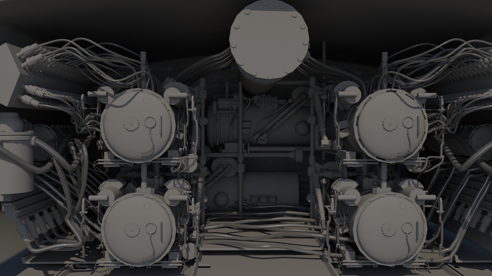 ArtStation - Submarine Engine {Hardsurface Model}