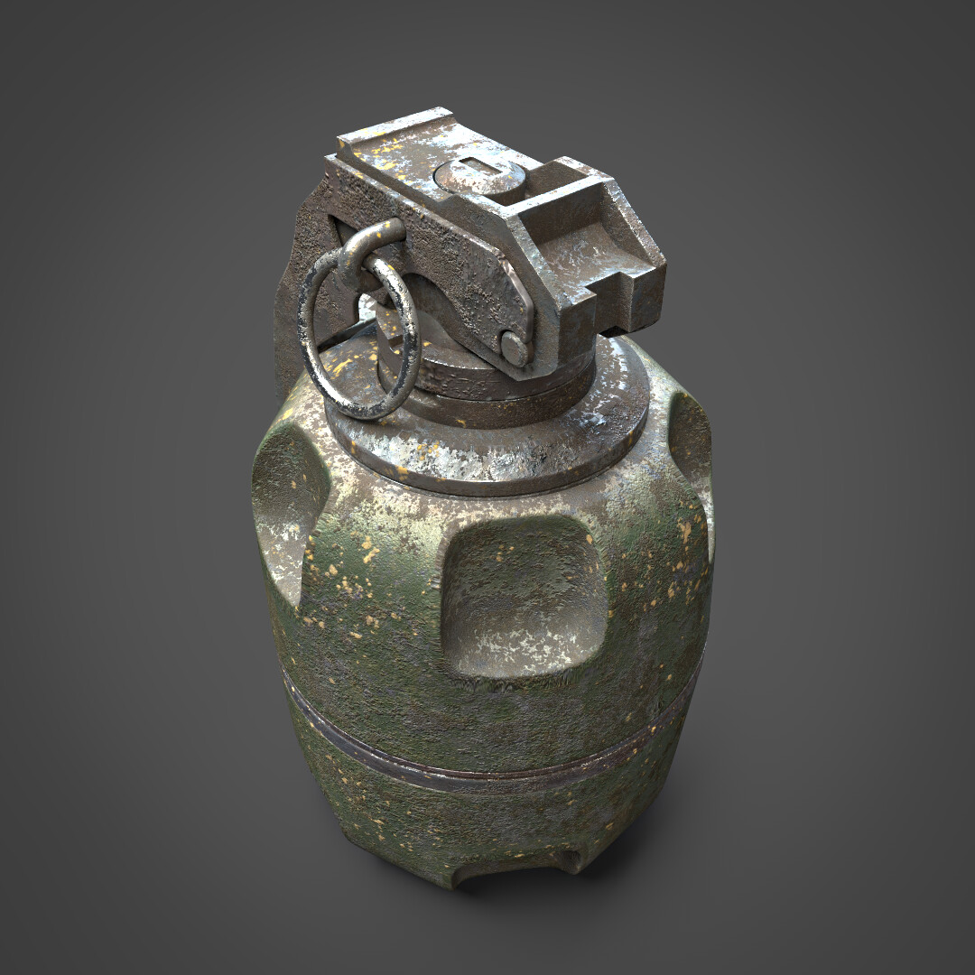 ArtStation - Frag Grenade - Modeling