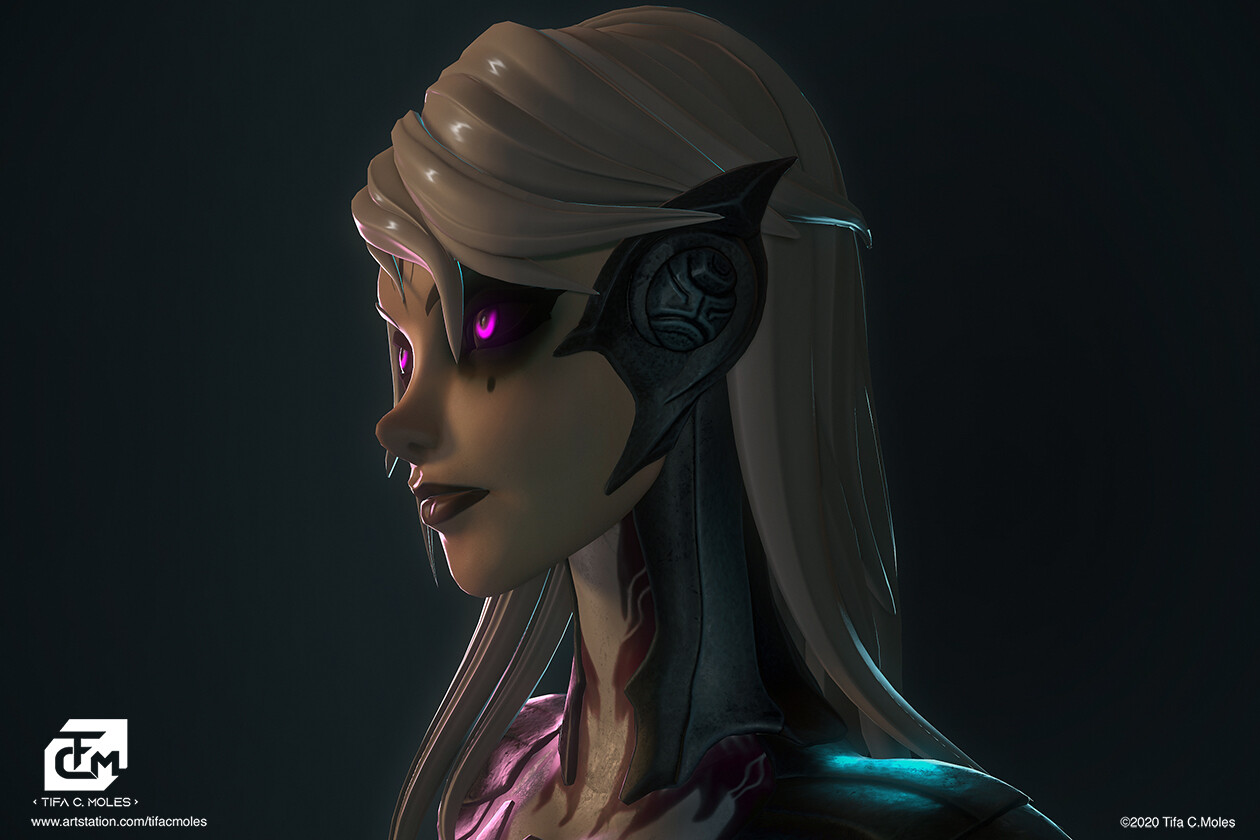 Tifa C. Moles - Shae - Spacelords (Stylized 3D FanArt)