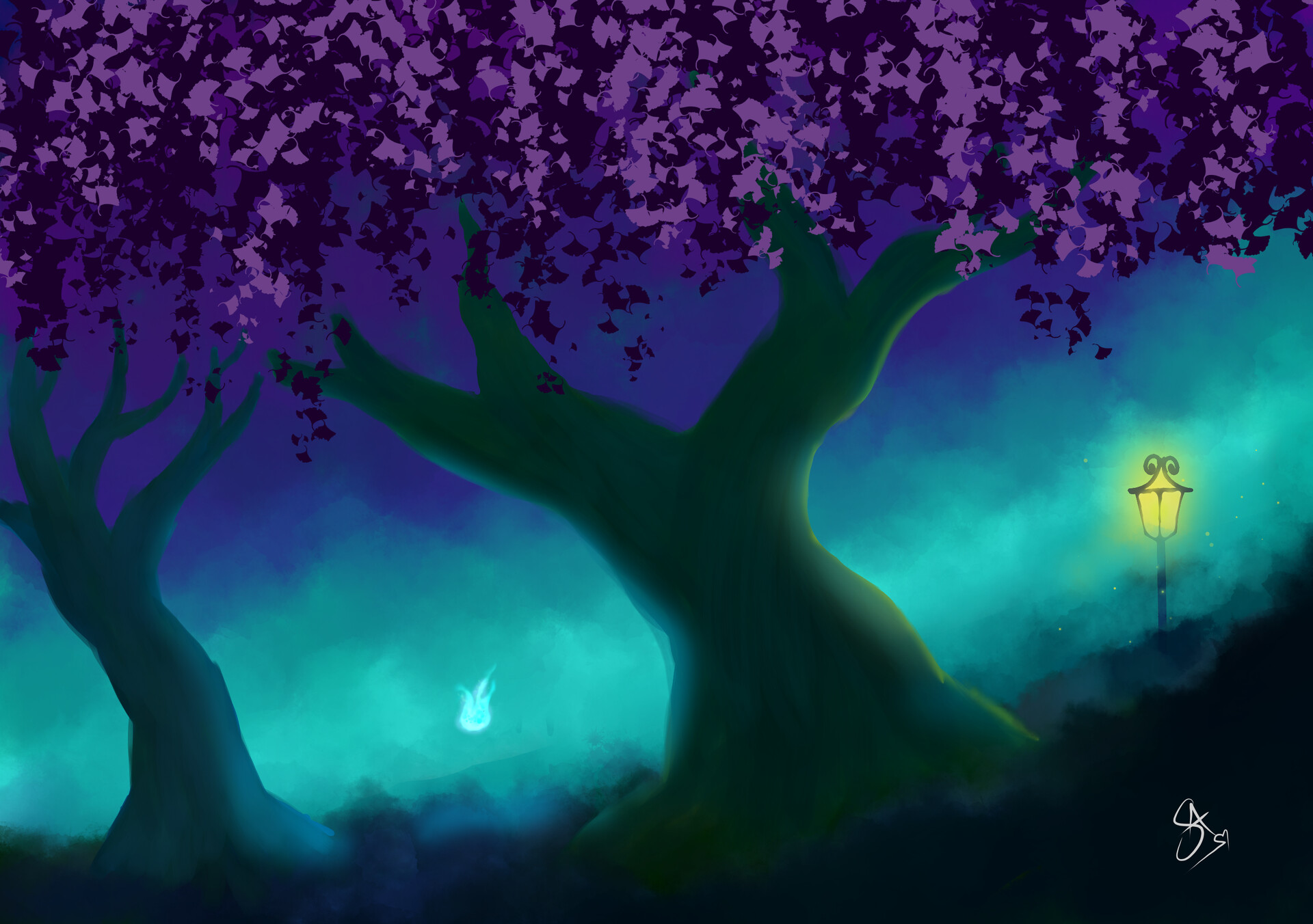 ArtStation - Fantasy forest